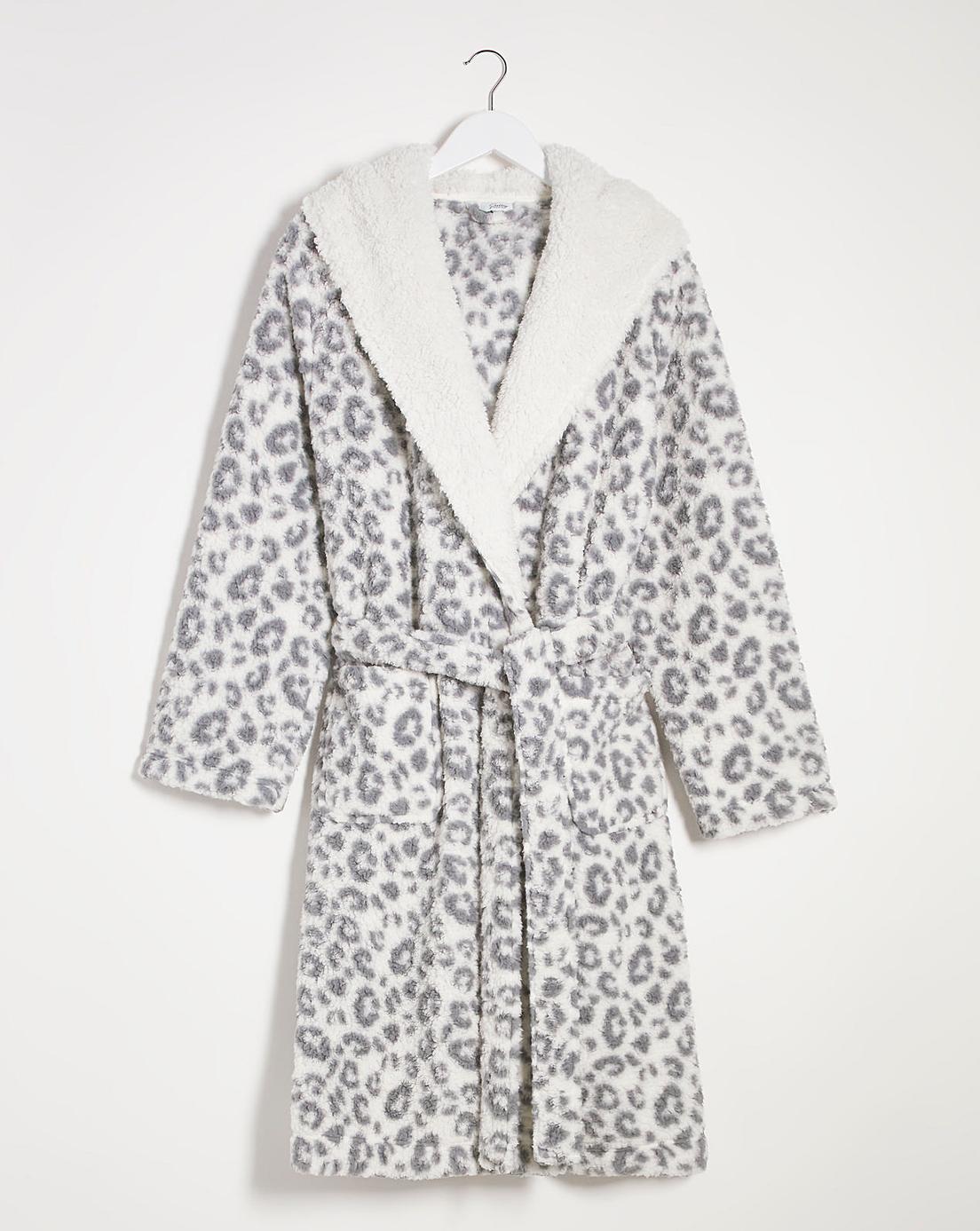 Cosy Leopard Dressing Gown J D Williams cosy-leopard-dressing-gown-j-d-williams