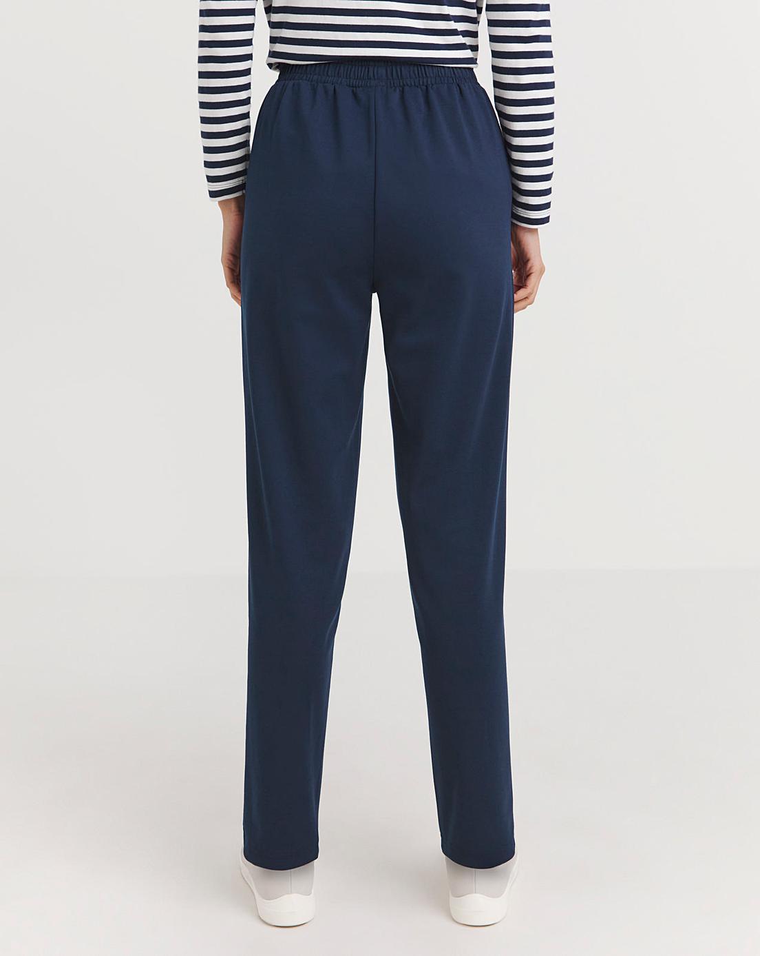 Slimma 2 Pack Pull On Trousers Regular | J D Williams