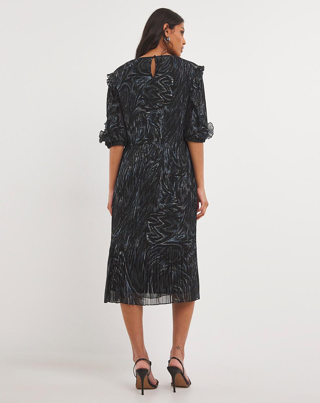 Joanna Hope Pleated Midi Dress | Ambrose Wilson
