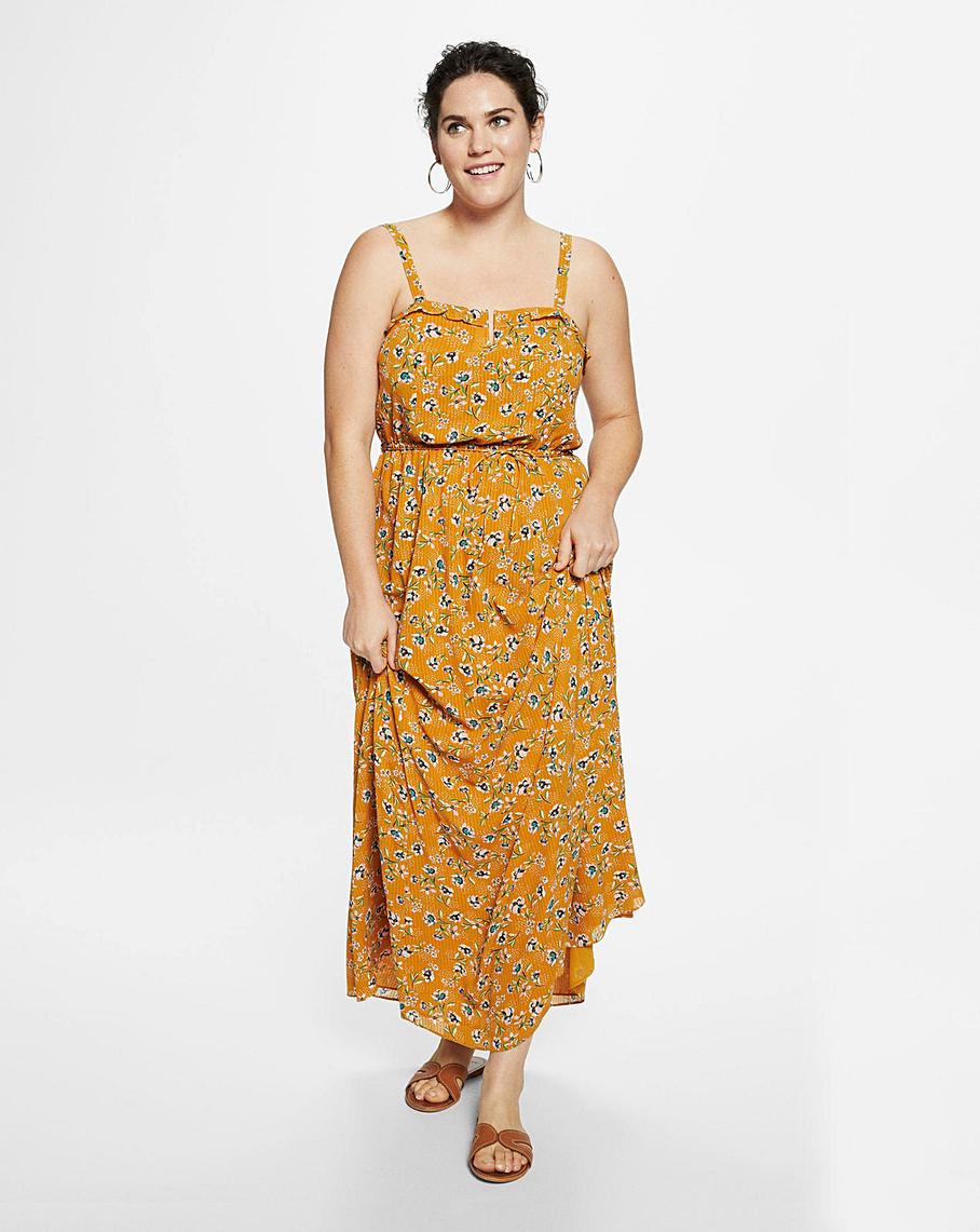 Violeta by Mango Floral Maxi Dress | Crazy Clearance