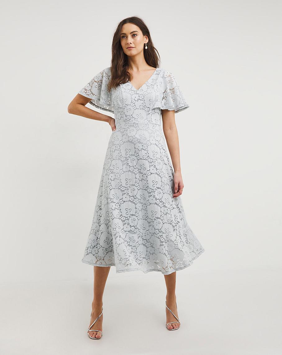 Joanna Hope Lace Midi Dress | Oxendales