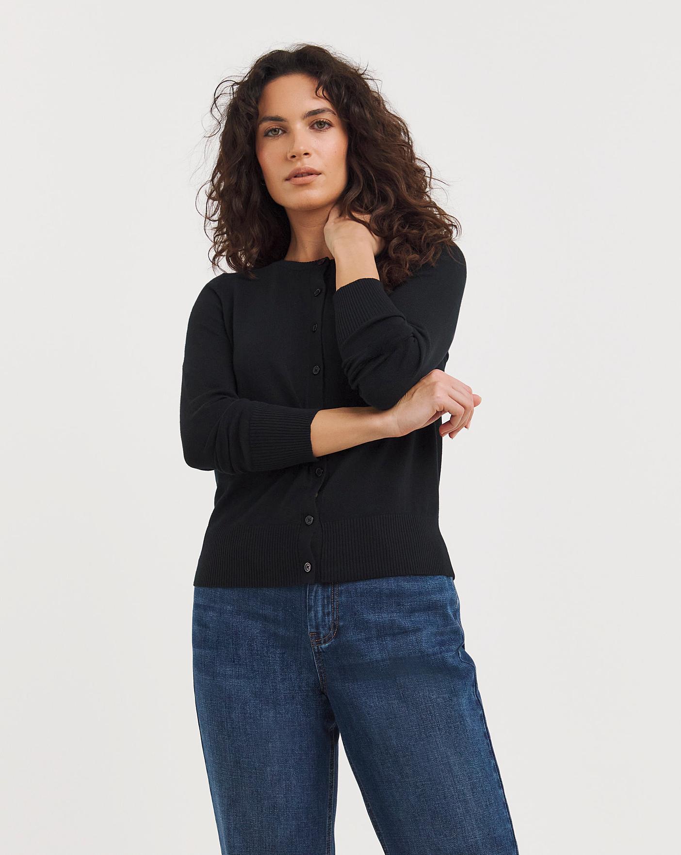 Crew Neck Cardigan | Marisota