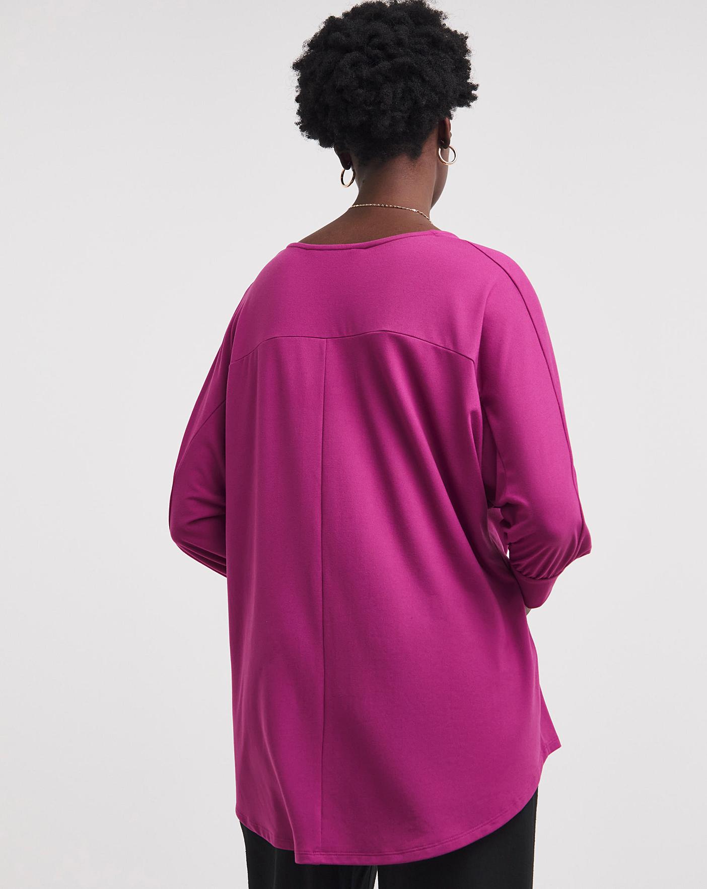 Purple Oversized Top | Fashion World