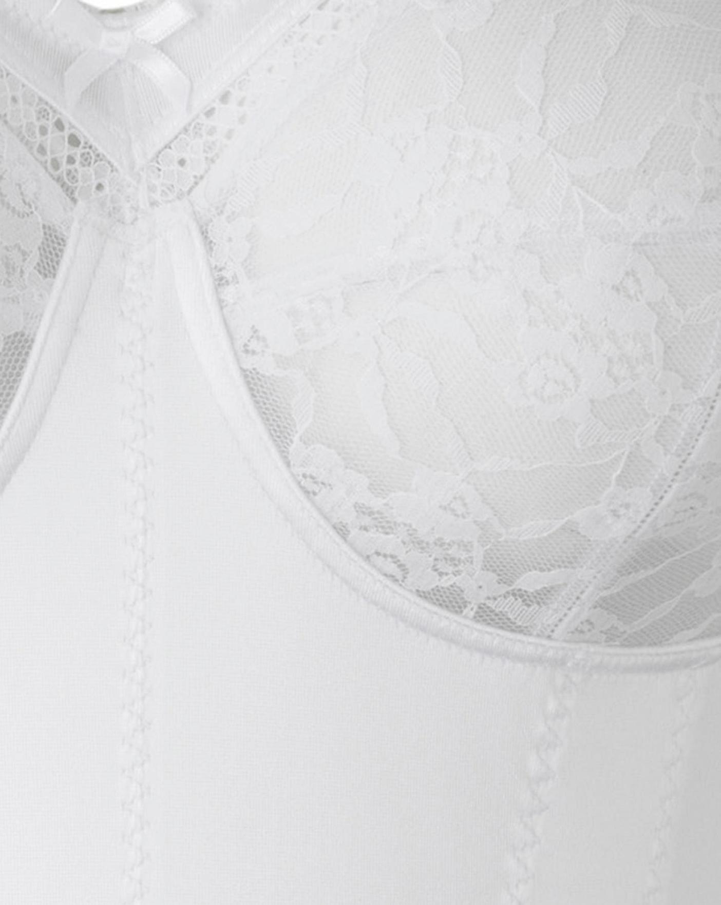 Medium Control White Pantee Corselet Simply Be