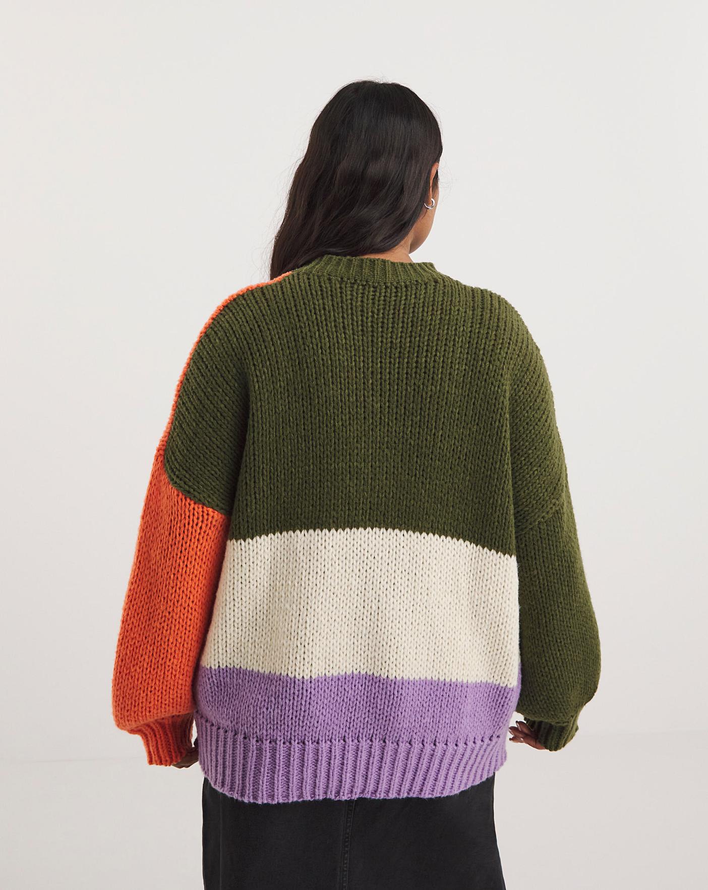 Lovedrobe Patchwork Jumper | Fashion World