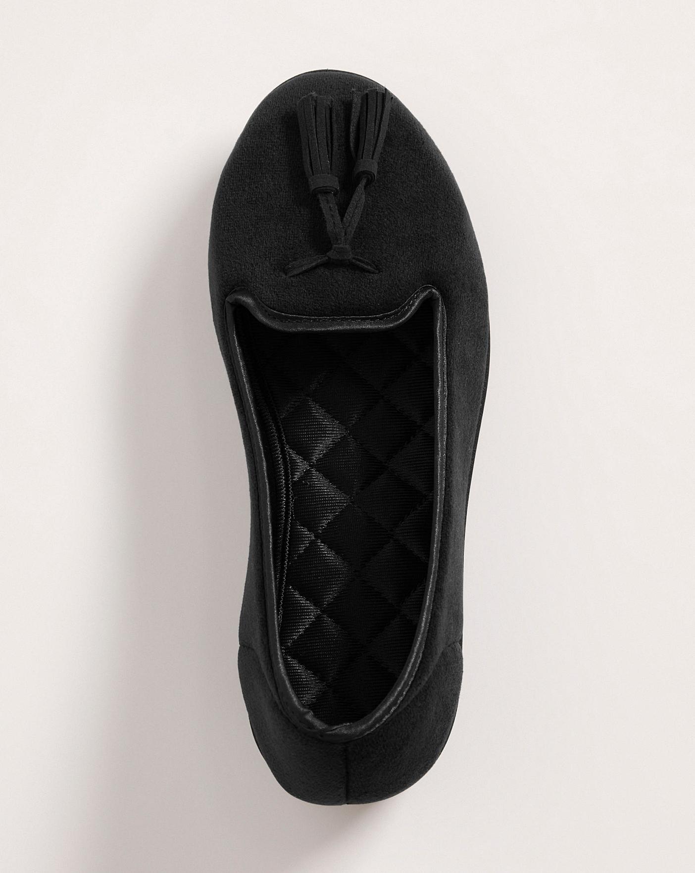Tassle Slipper E Fit | Fashion World