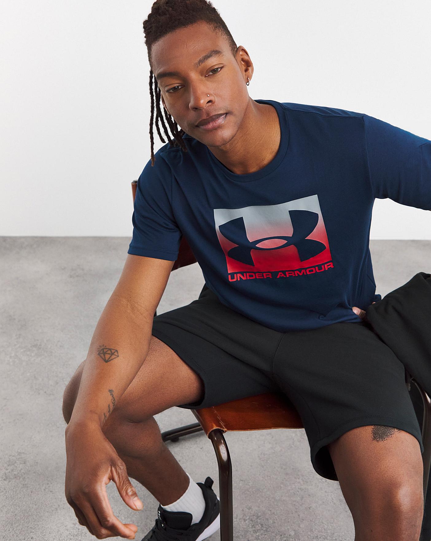 Under Armour Style Under Armour ABC Camo T Shirt Ether Blue Black