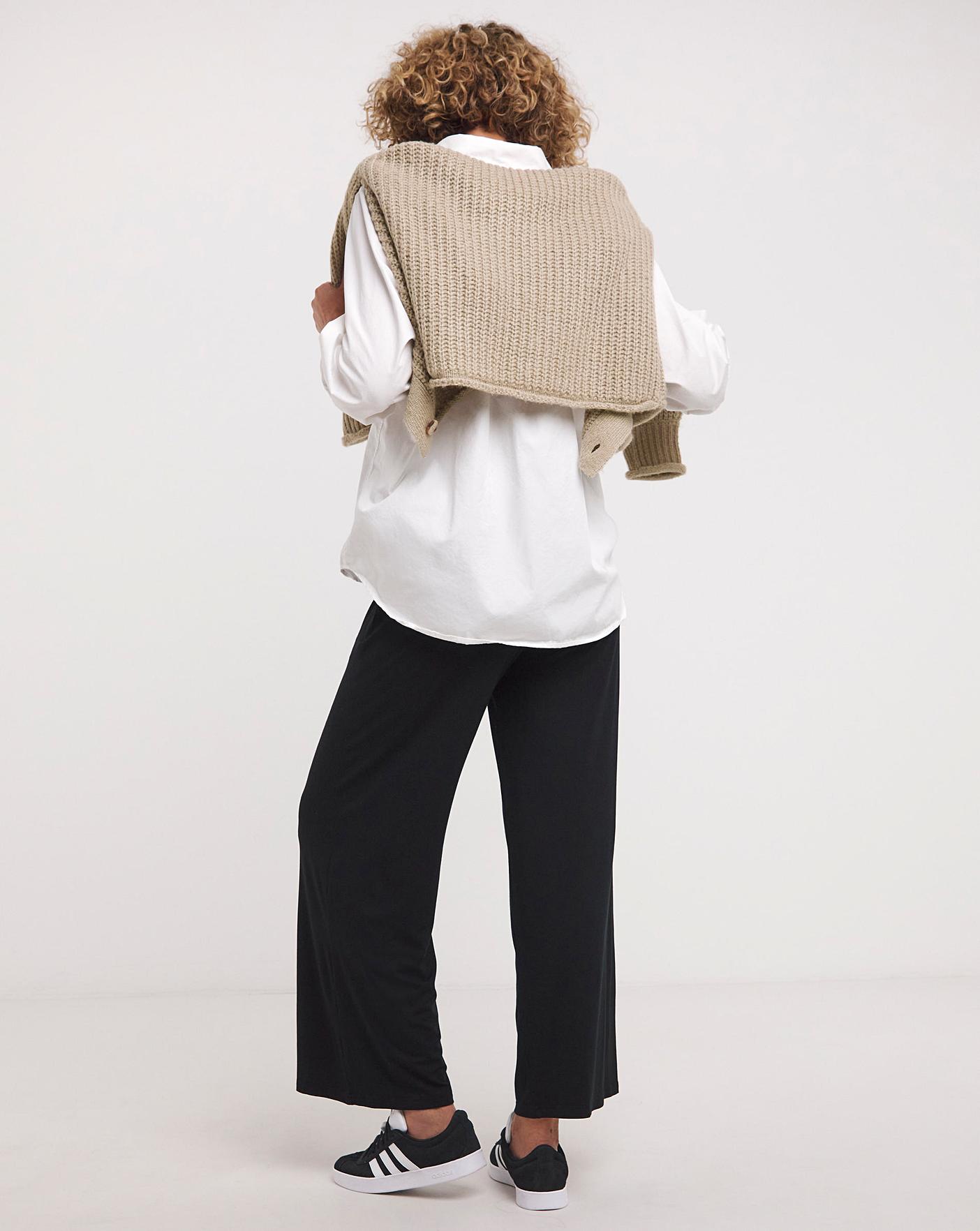 2 Pack Jersey Wide Leg Trousers | Premier Man