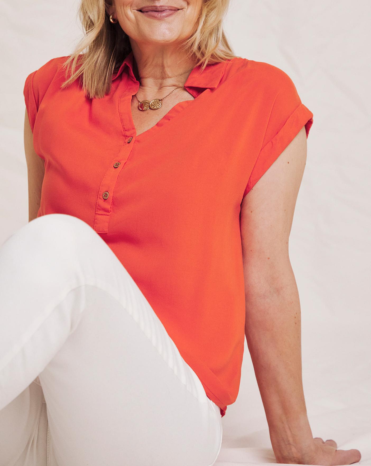 Julipa Turn Back Cuff Blouse | Premier Man