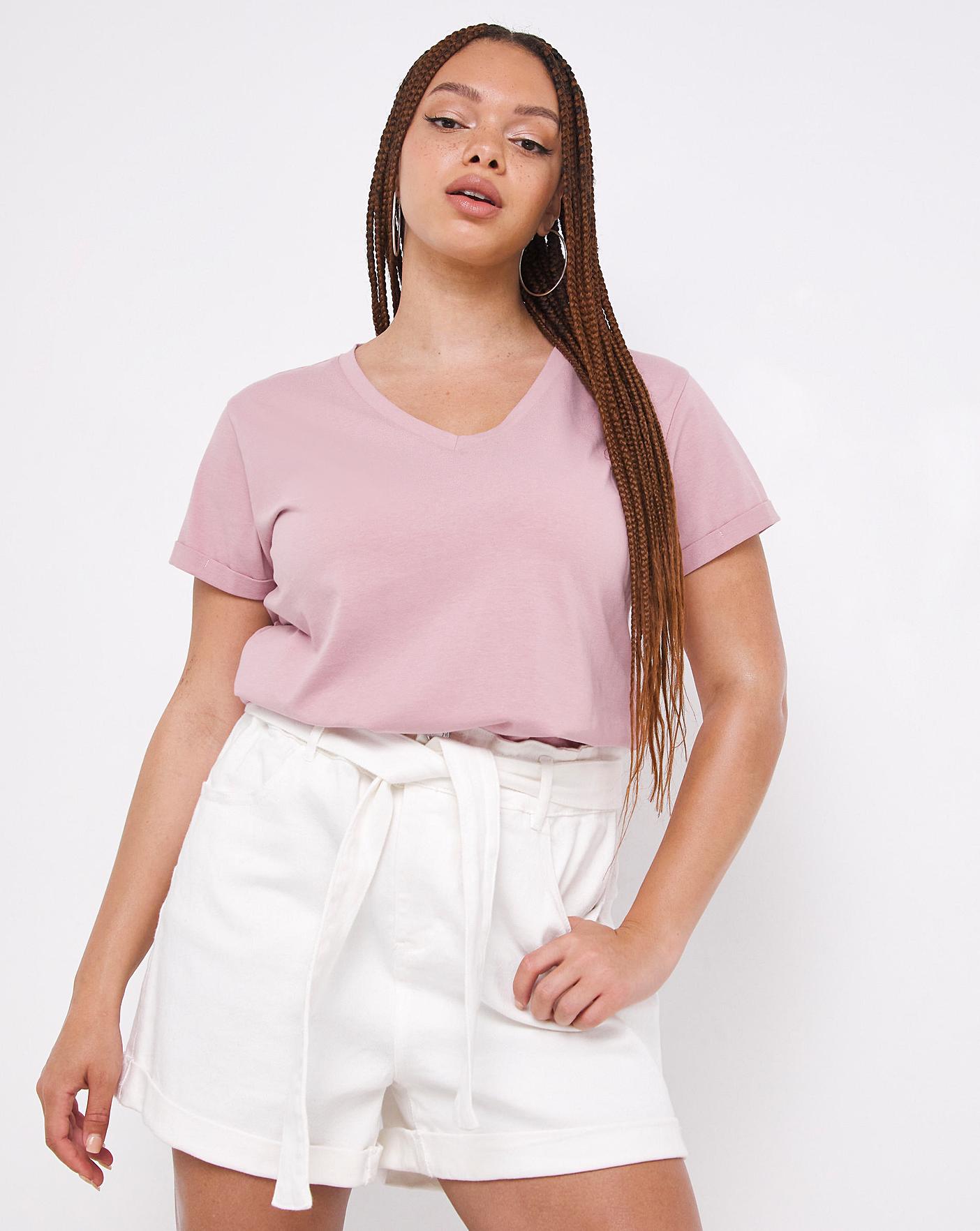 V-Neck Slouchy Tee | Fashion World