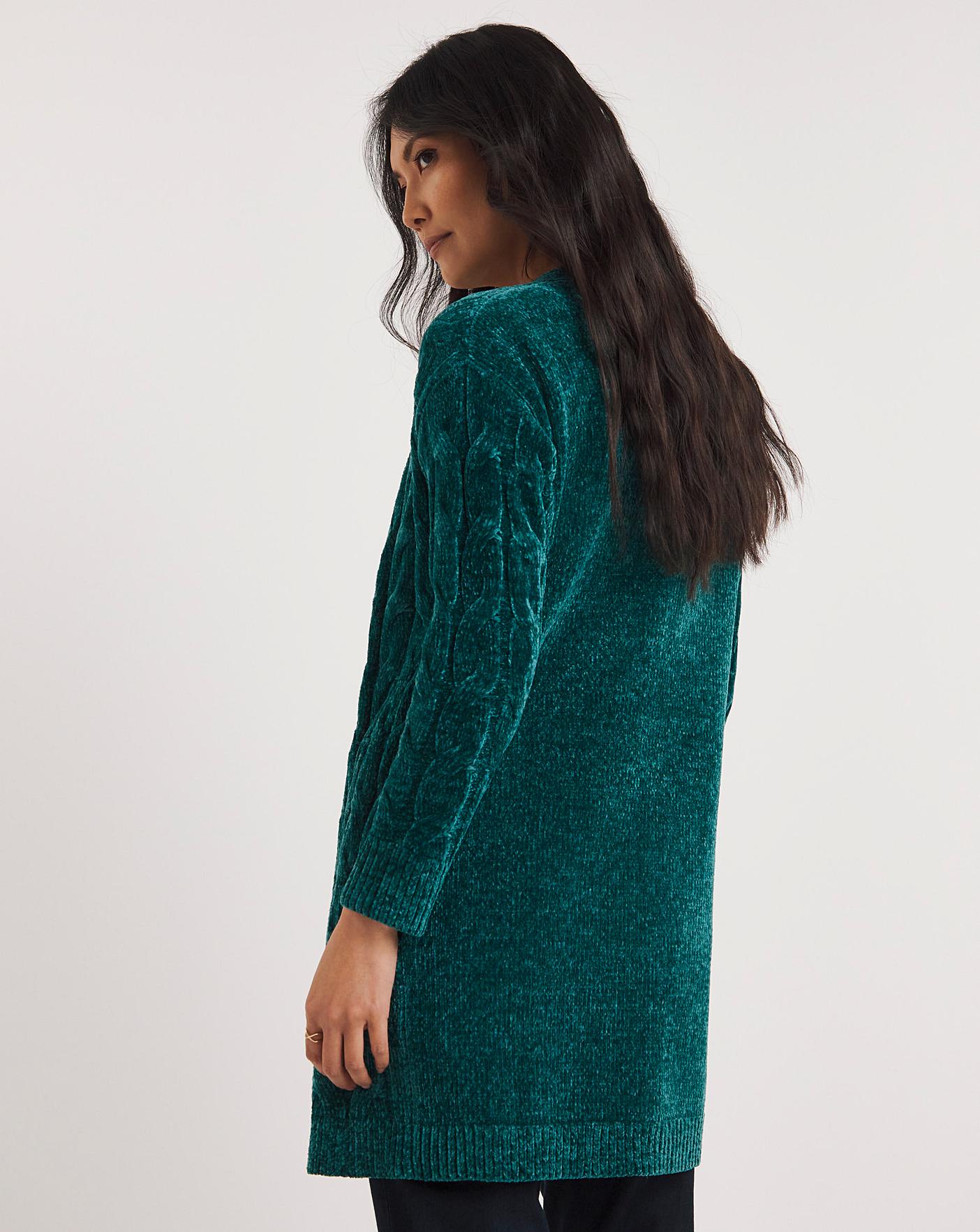 Julipa Chenille Cable Cardigan | Fashion World