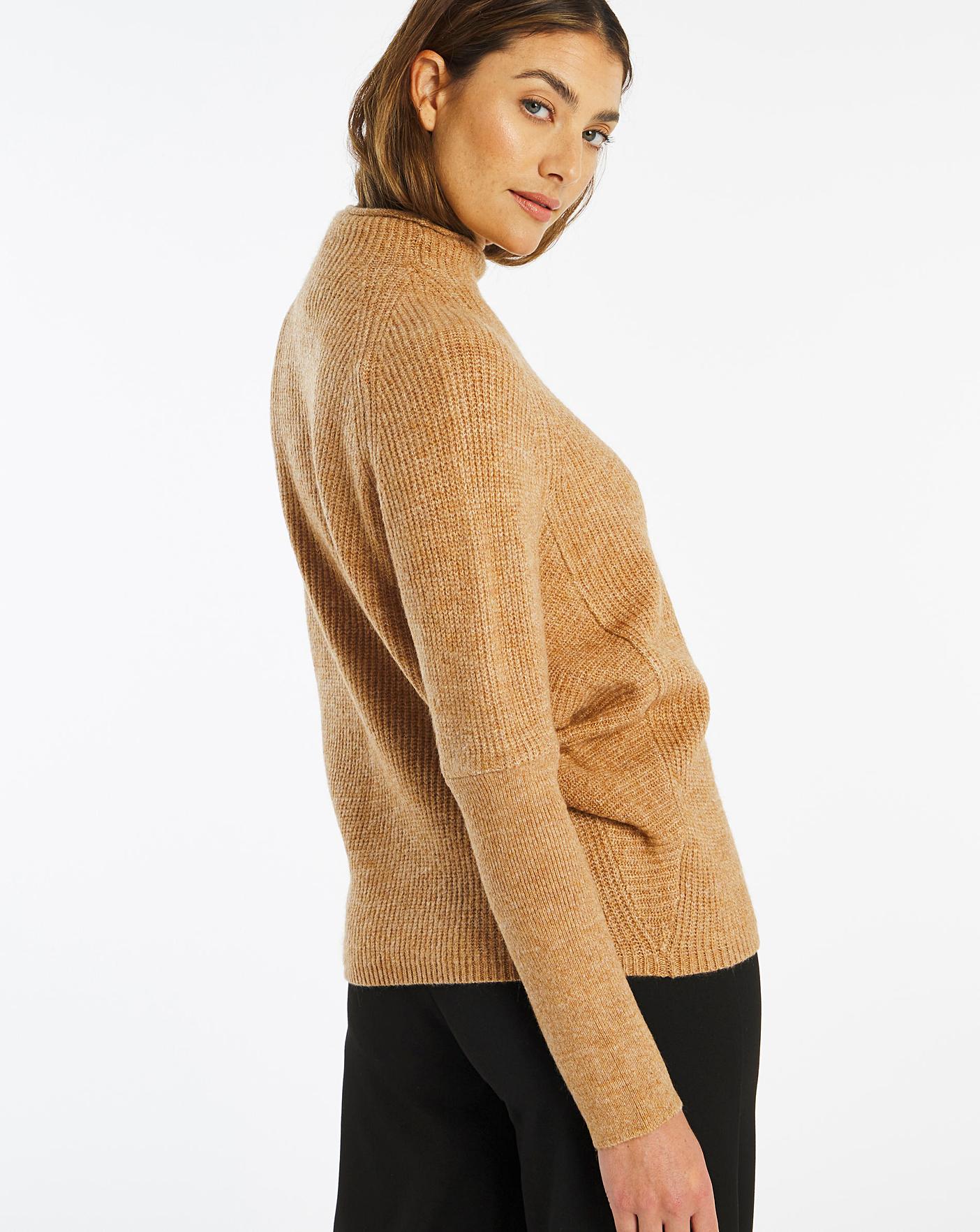 Cosy Ribbed Funnel Neck | Fashion World