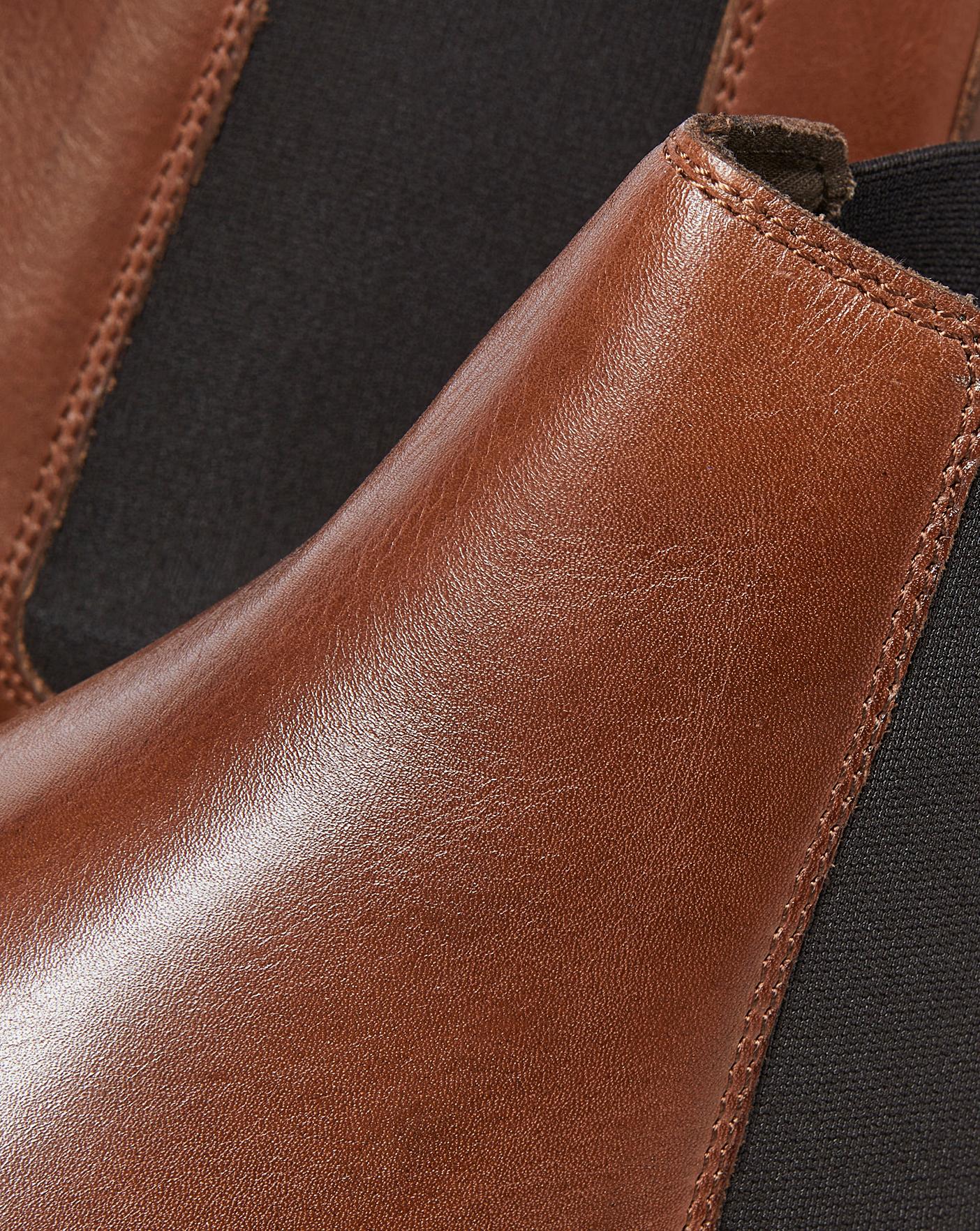 Jack & Jones Wargo Leather Chelsea Boot | J D Williams