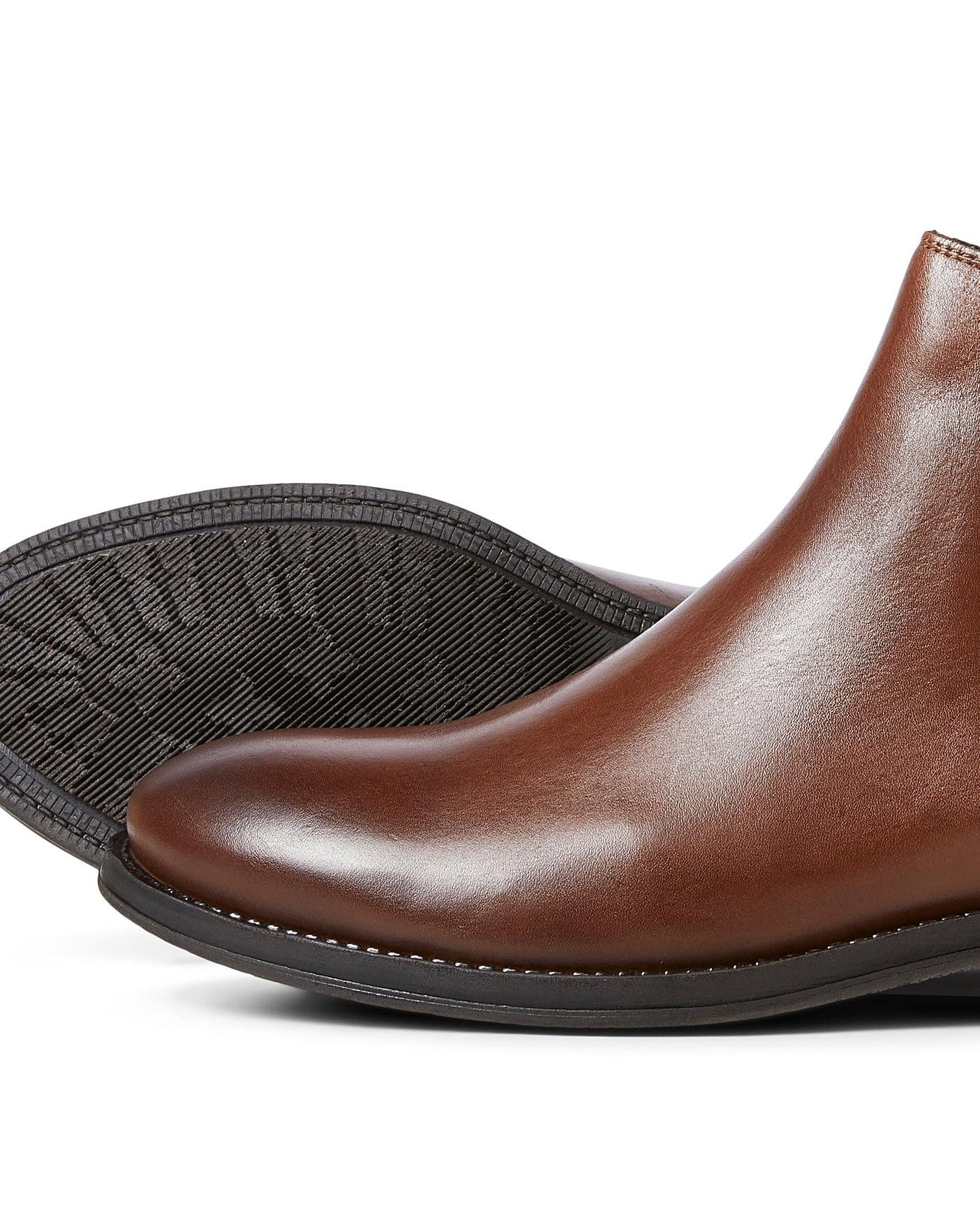 Jack & Jones Wargo Leather Chelsea Boot | J D Williams