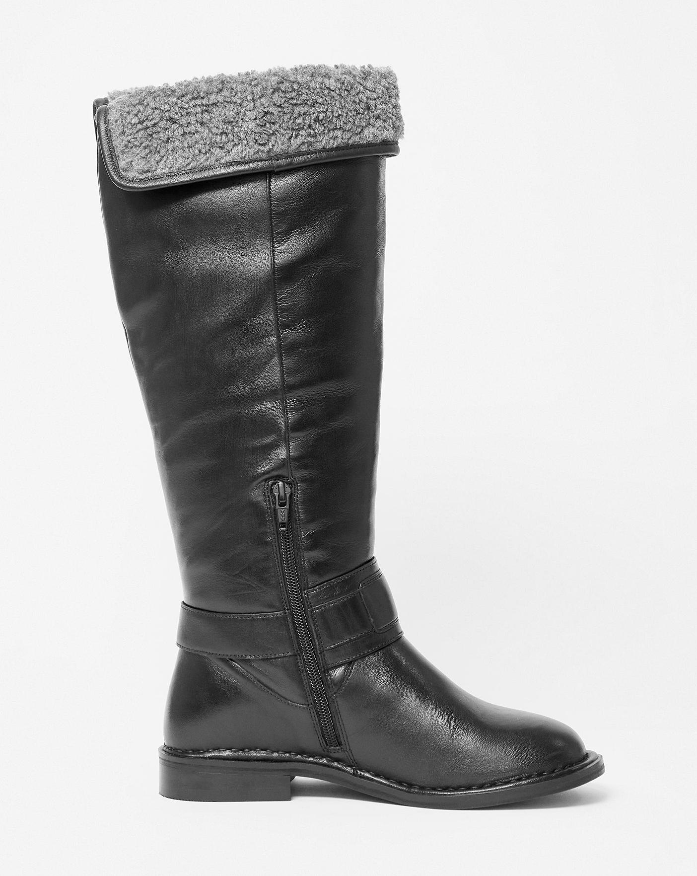 Lotus Talitha Leather E Curvy Plus Boots | Oxendales