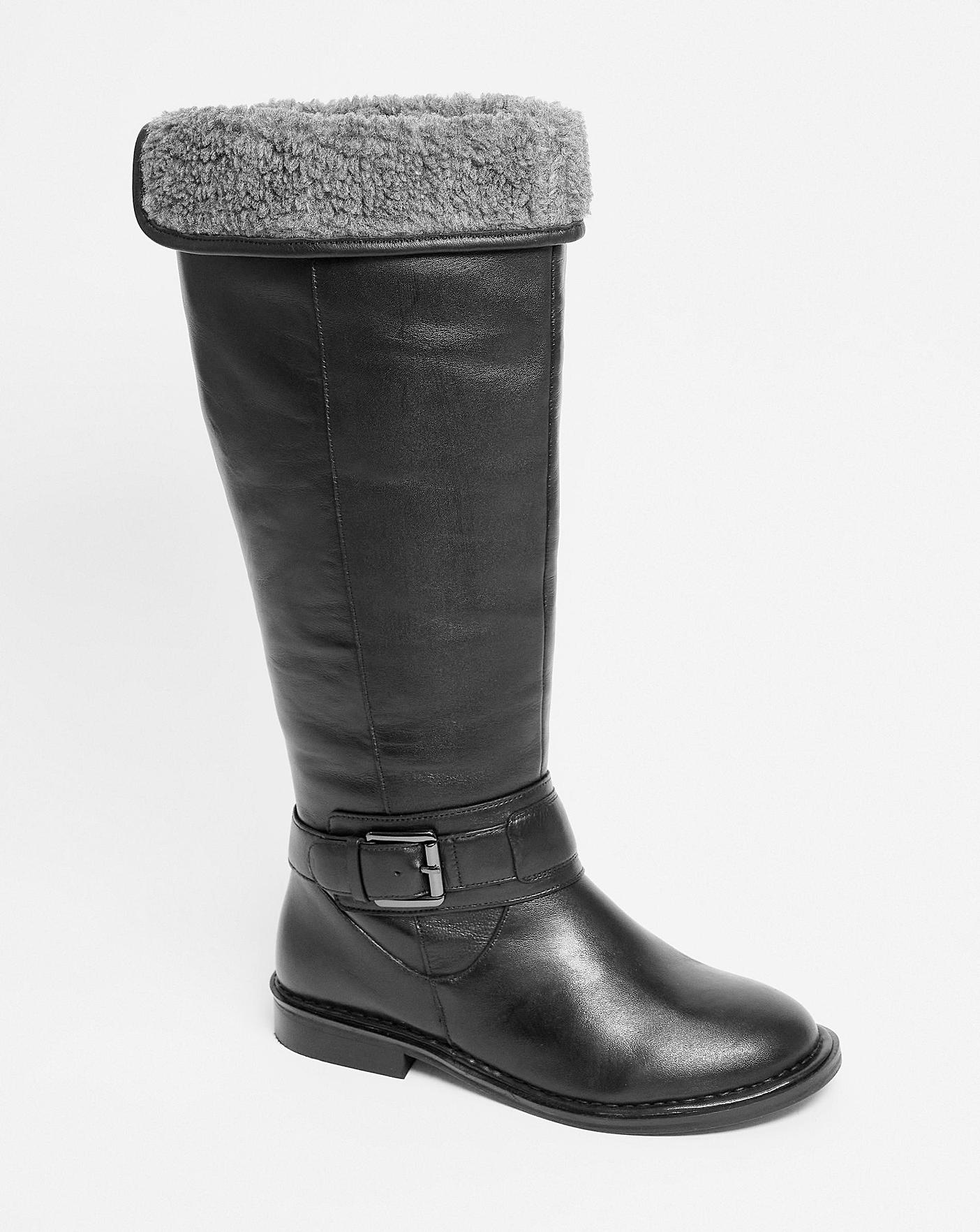 Lotus Talitha Leather E Curvy Plus Boots | Oxendales