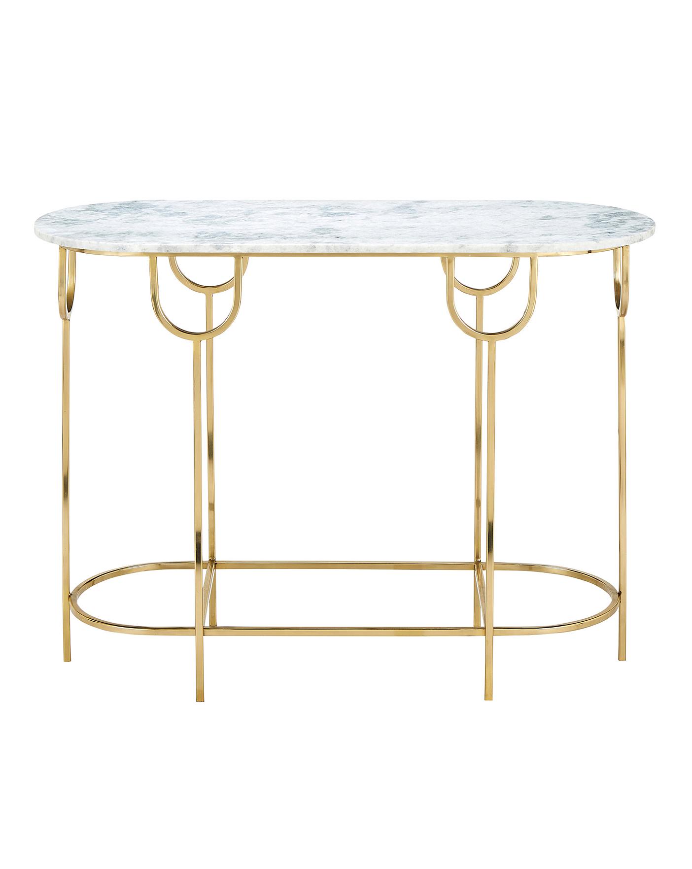Sophia Marble Console Table | Oxendales