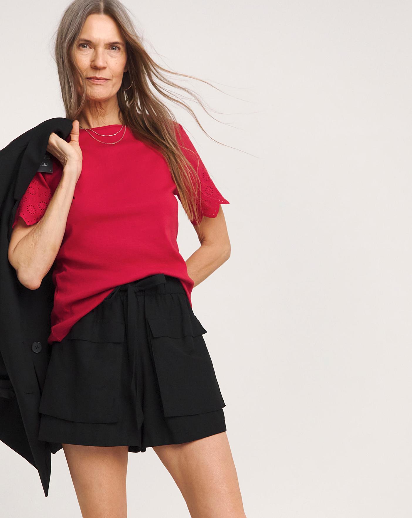 Joe Browns Broderie Sleeve Tee | Premier Man