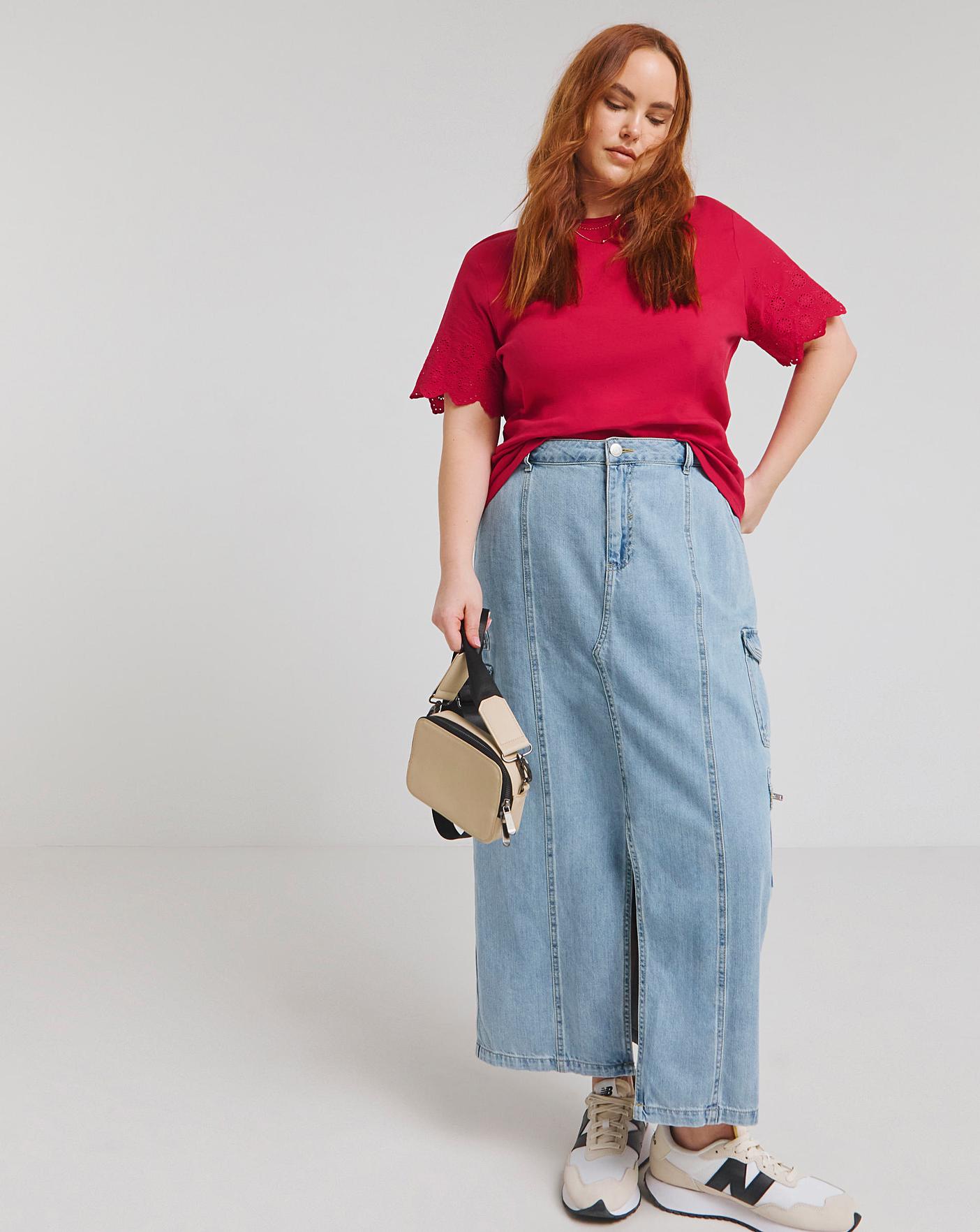 Joe Browns Broderie Sleeve Tee | Fashion World