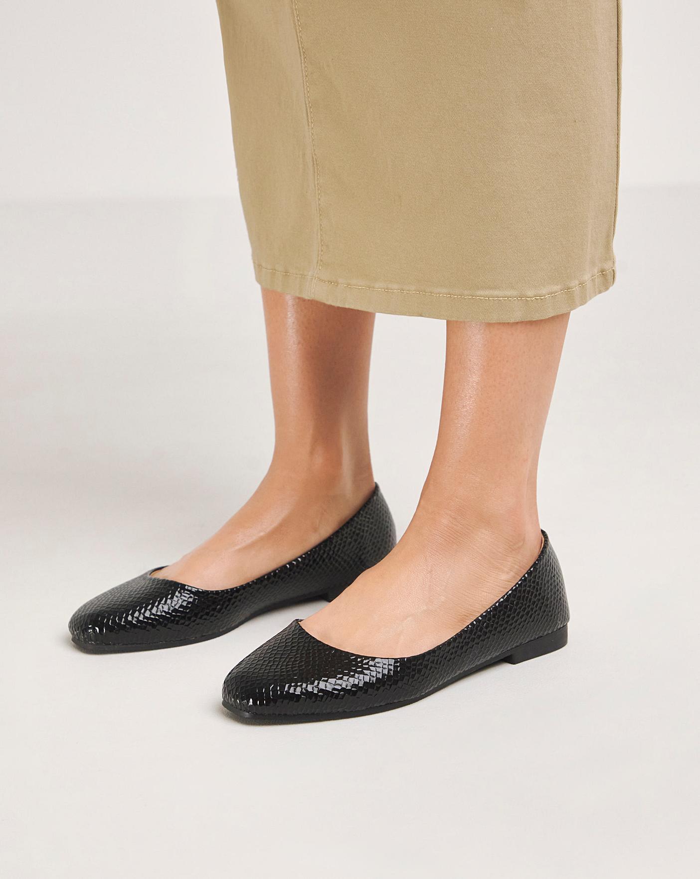 Square Toe Ballerina E Fit | Marisota