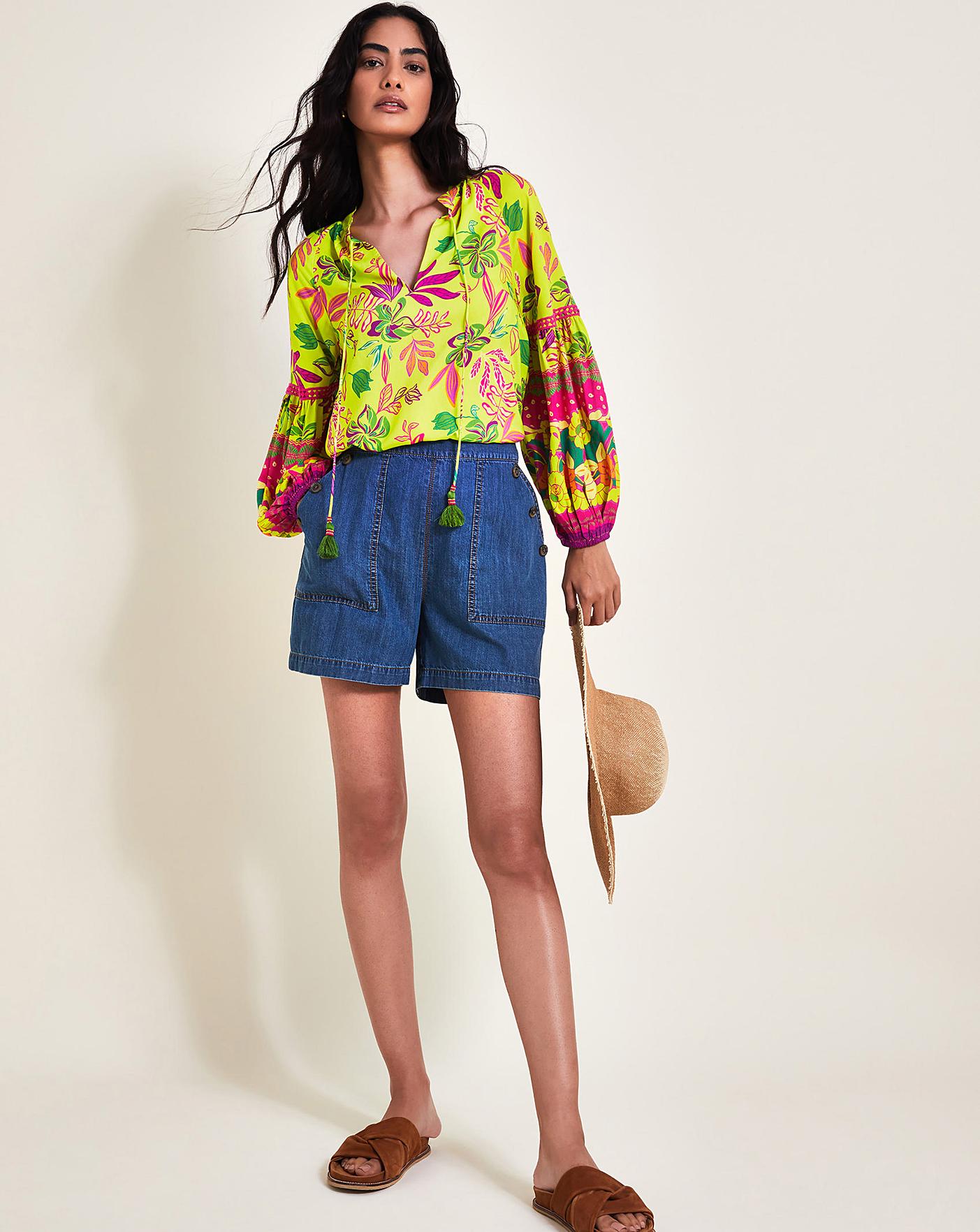 Monsoon Vita Floral Top | J D Williams