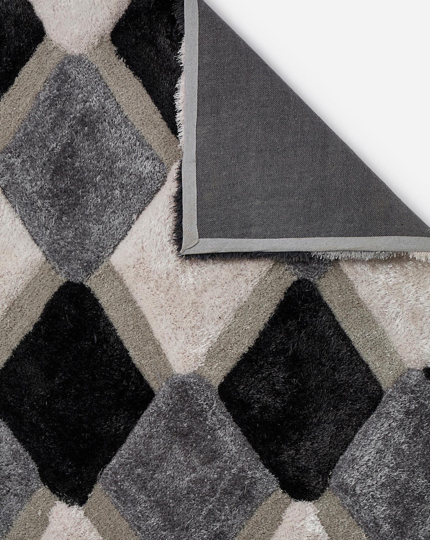 Geo Shaggy Rug | Fashion World