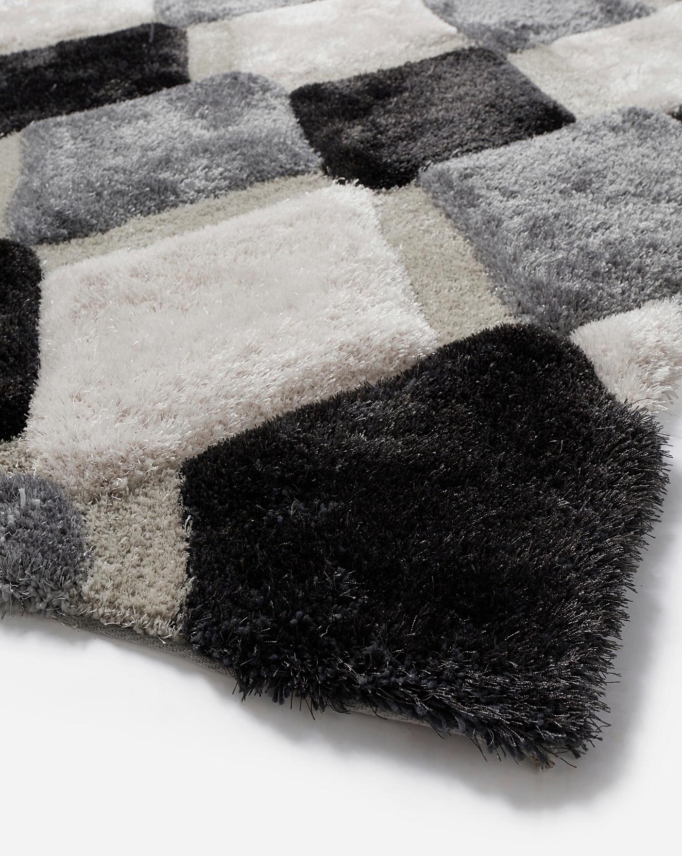 Geo Shaggy Rug | Fashion World