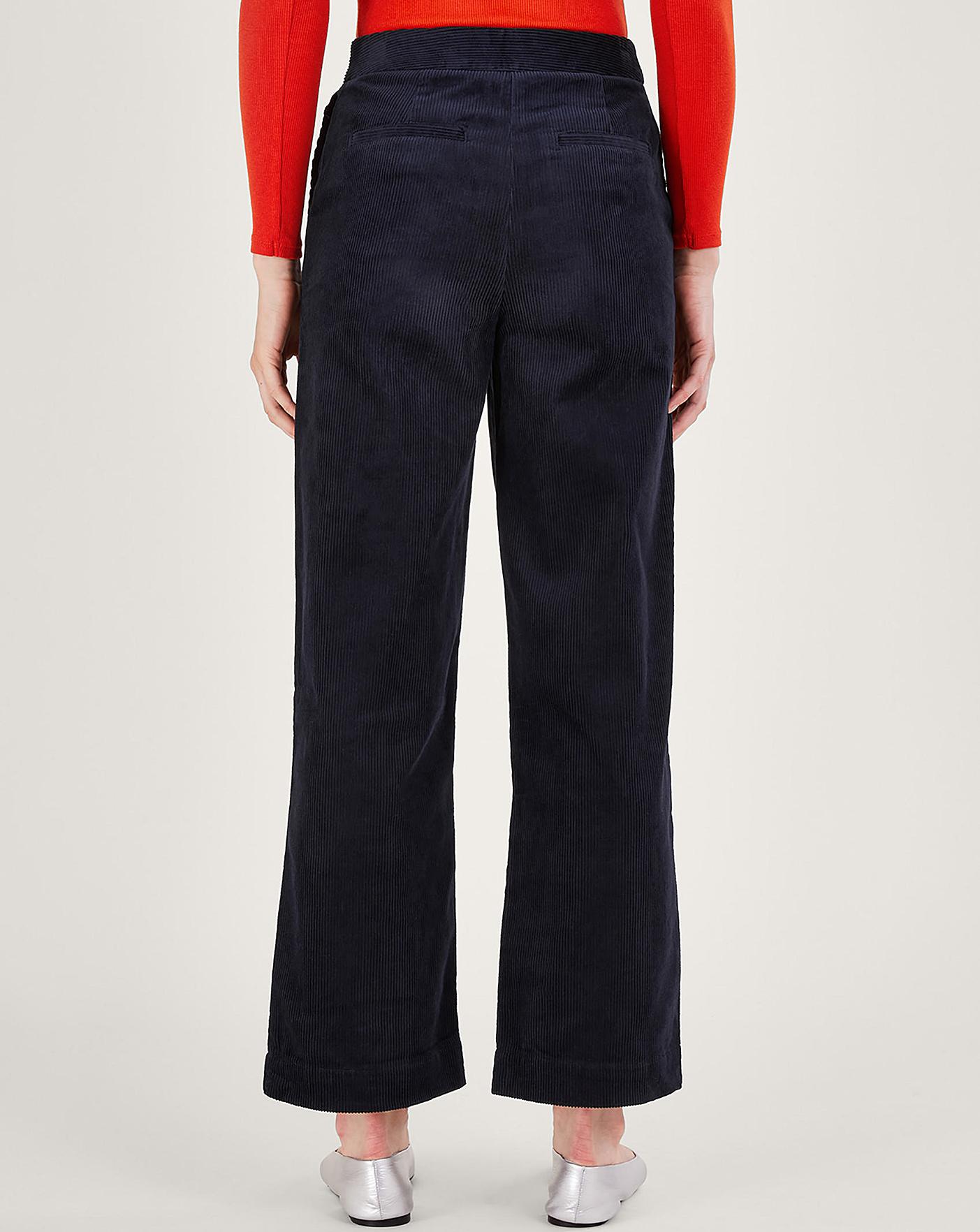 Monsoon Cord Wide Leg Suit Trousers | Fashion World