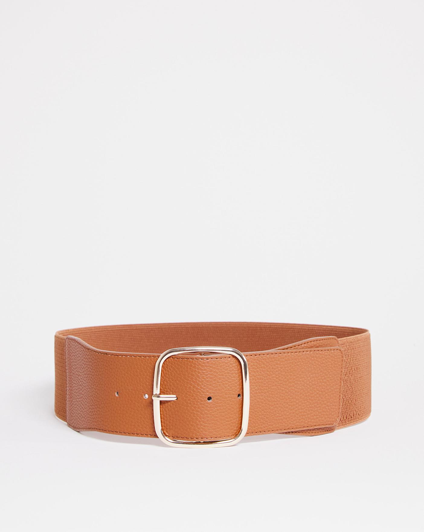 Wide Waist Buckle Belt