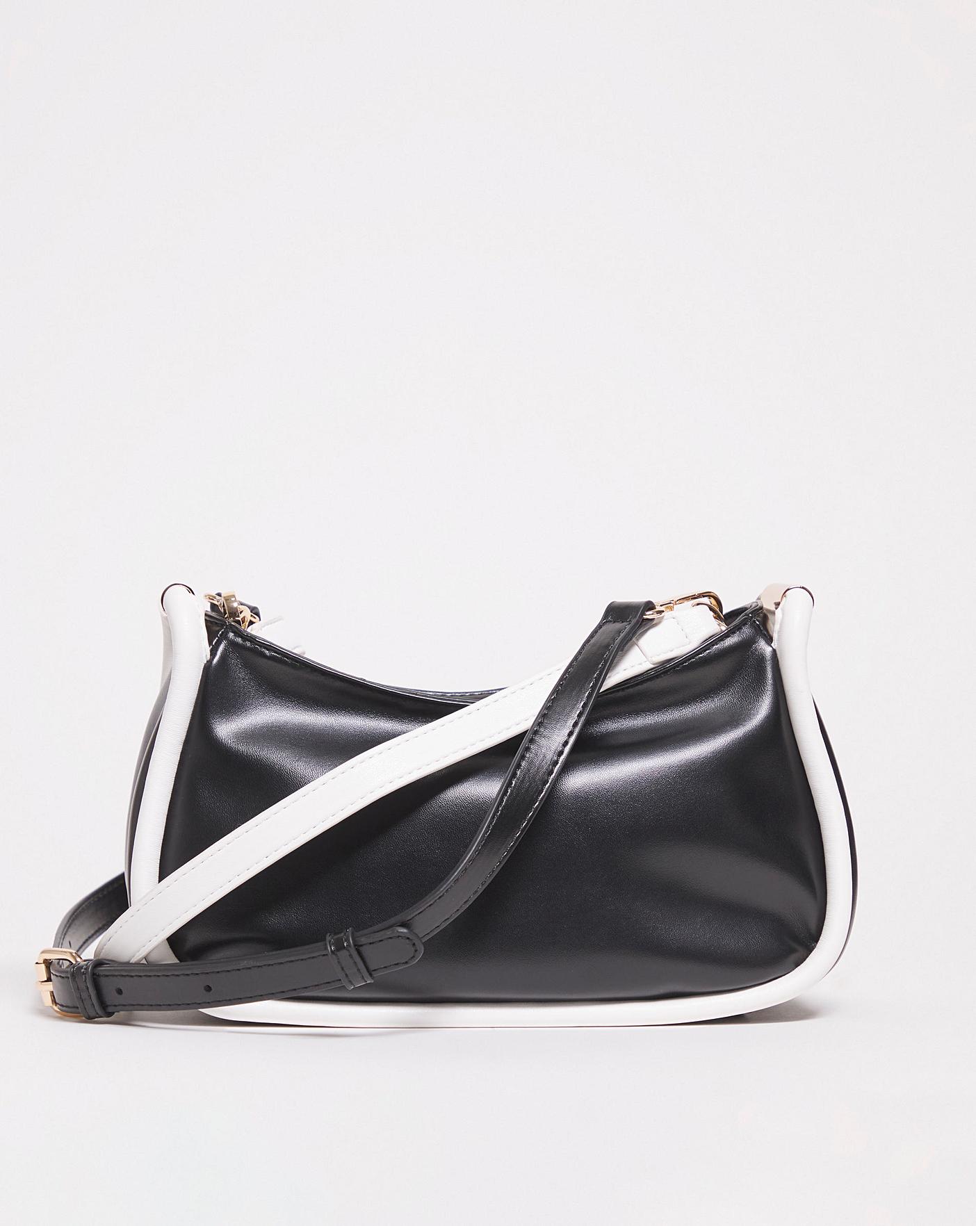 Contrast Colour Block Shoulder Bag | Fashion World