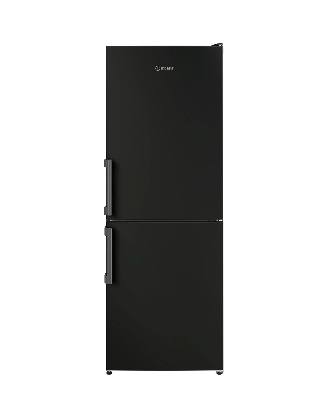 Indesit black fridge freezer store