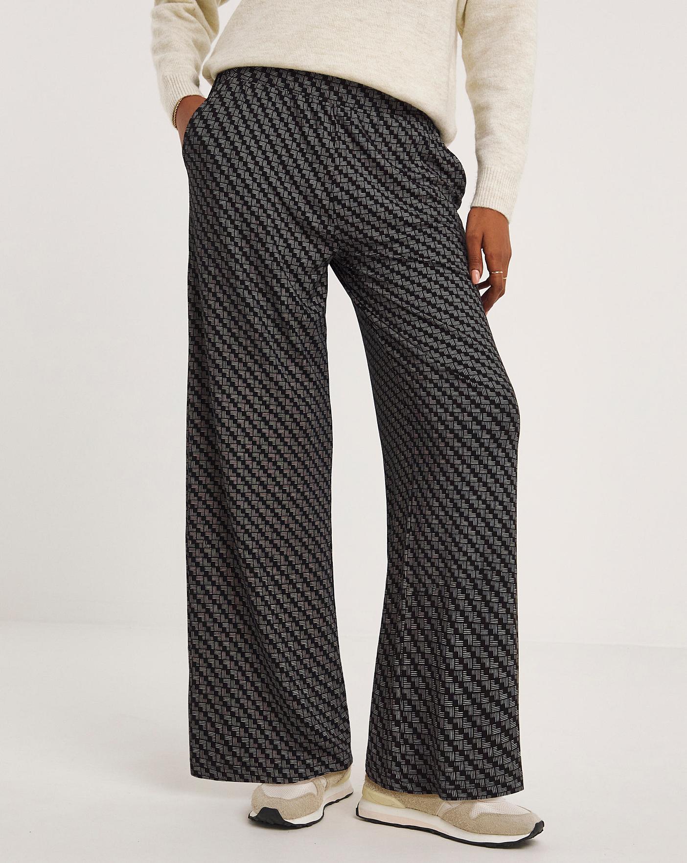 2 Pack Printed Wide Leg Trousers | Marisota