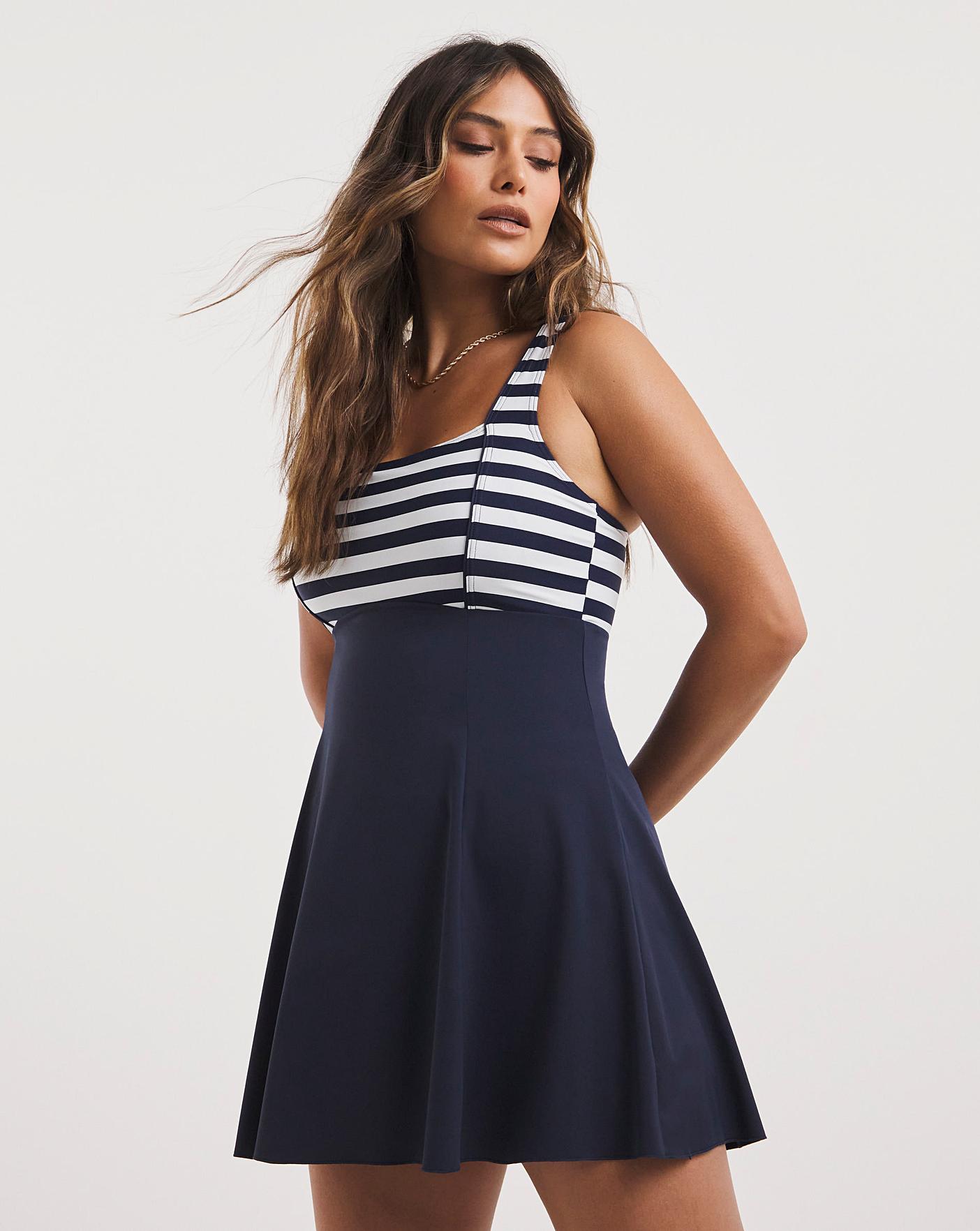 MAGISCULPT Square Neck Swimdress | J D Williams