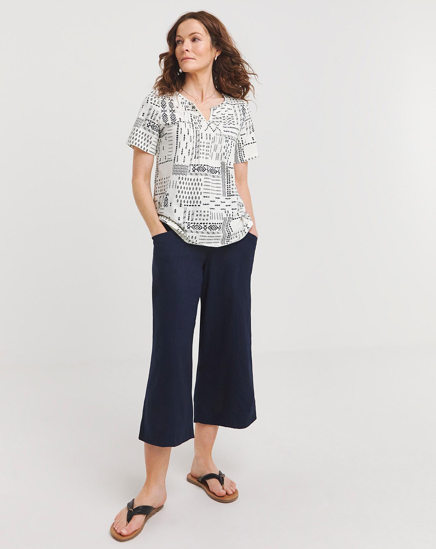 Julipa Linen Mix Pintuck Top | Marisota