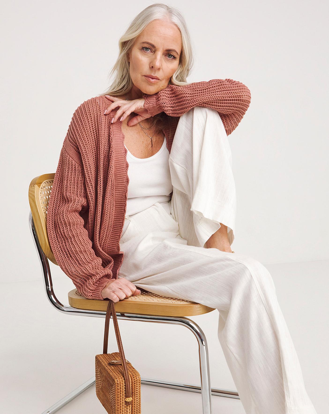 Julipa Open Knit Cotton Cardigan | Fashion World