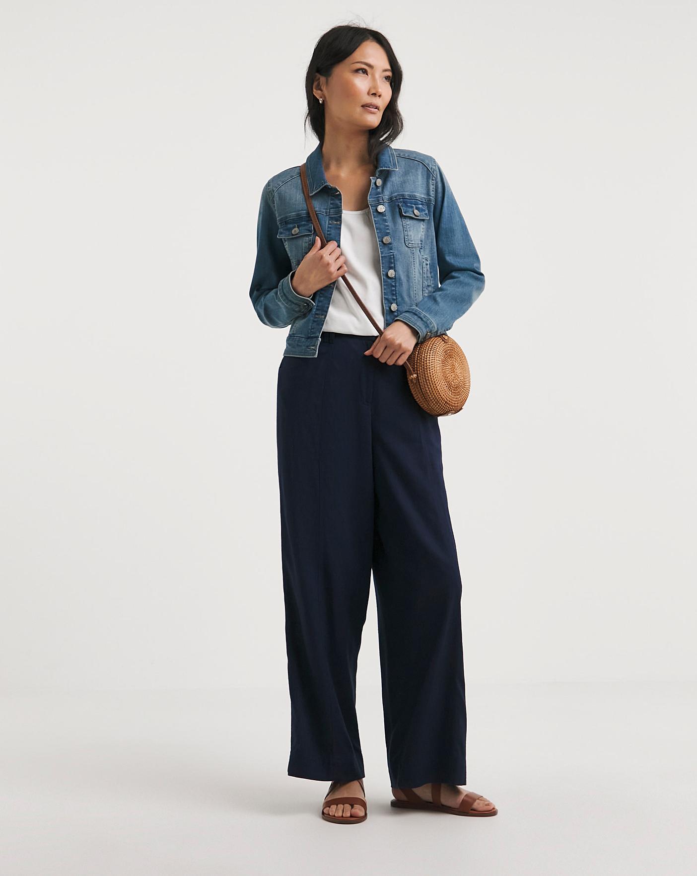 Julipa Linen Mix Trouser | Fashion World