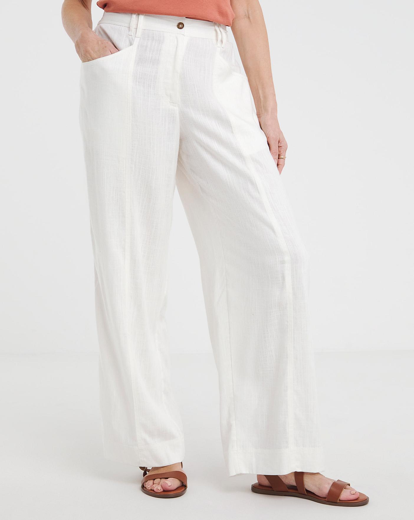 Julipa Linen Mix Trouser | Fashion World