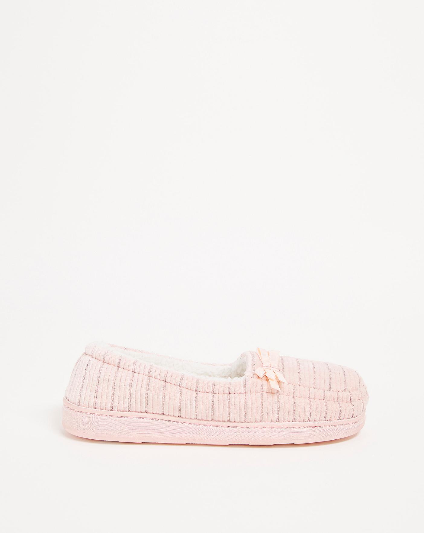 Lurex Full Slippers EEE Fit | Fashion World