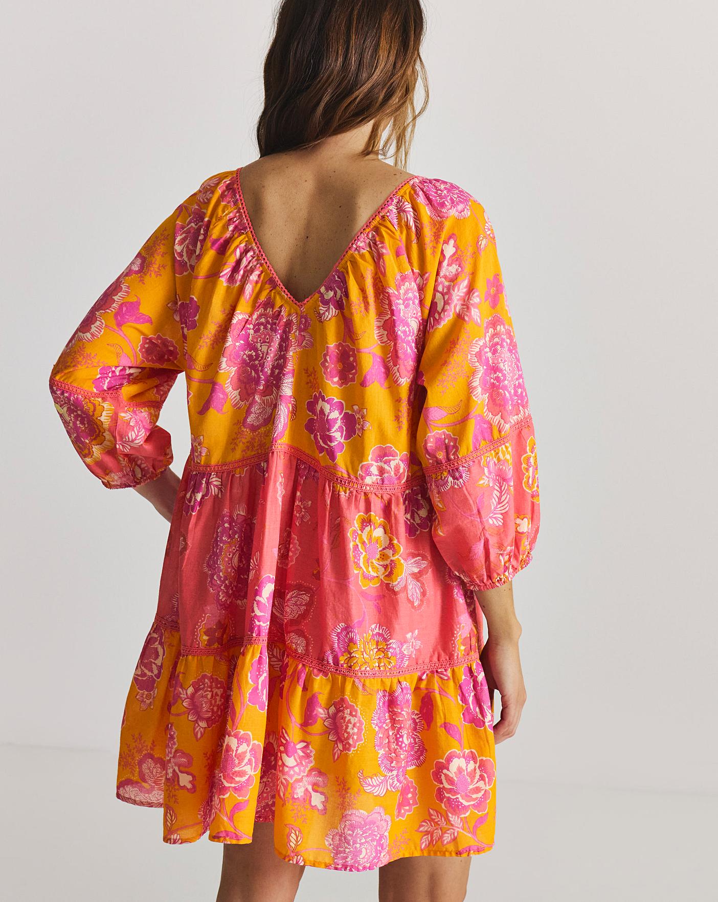 Tiered Mini Beach Dress | Oxendales