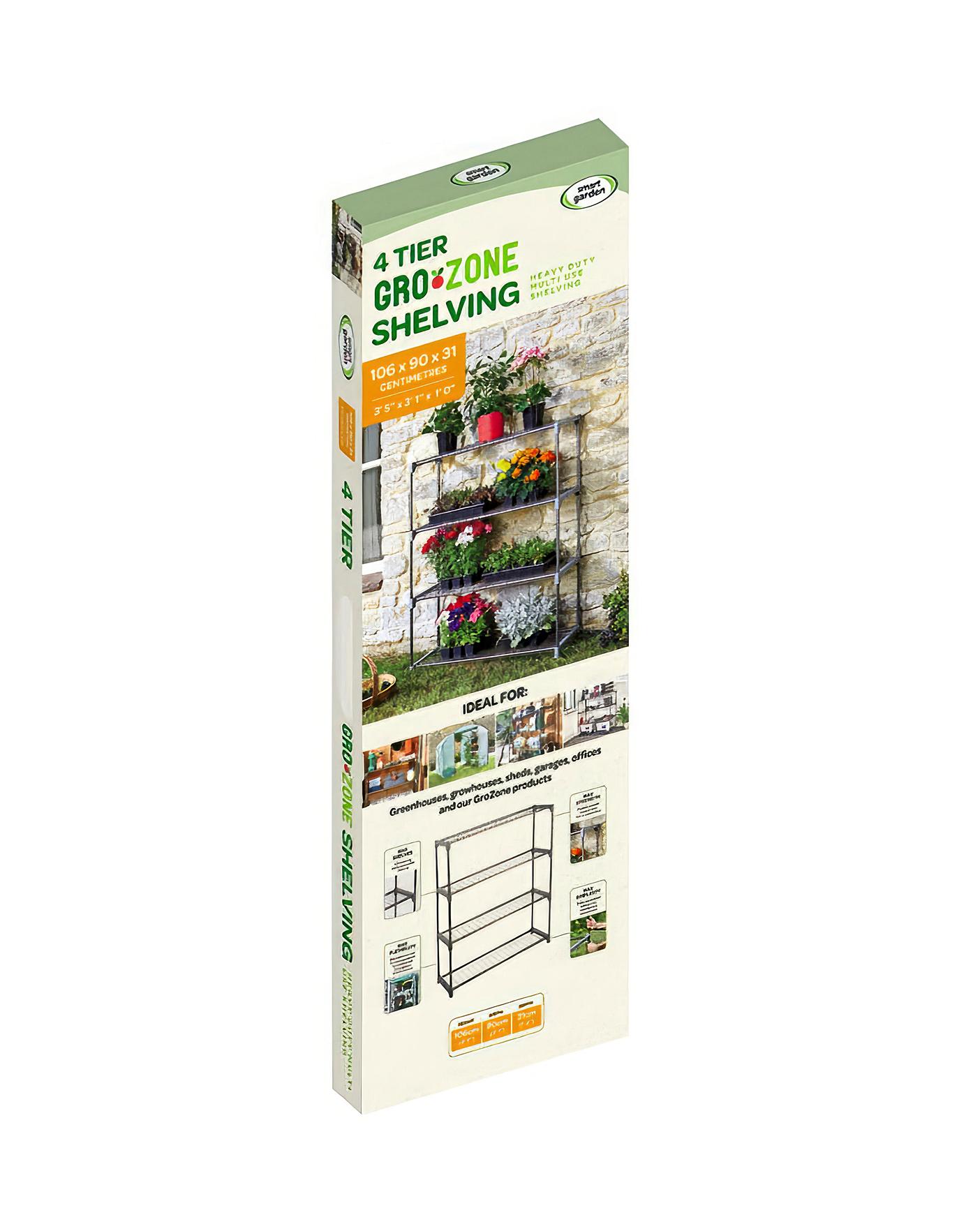 GRO ZONE 4 TIER SHELVING | Fashion World