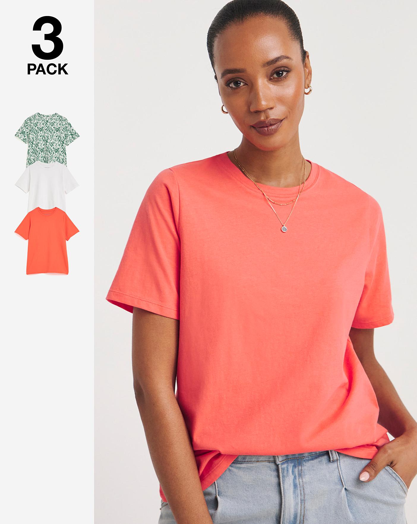 3 Pack Crew Neck Short Sleeve T-Shirt | Premier Man