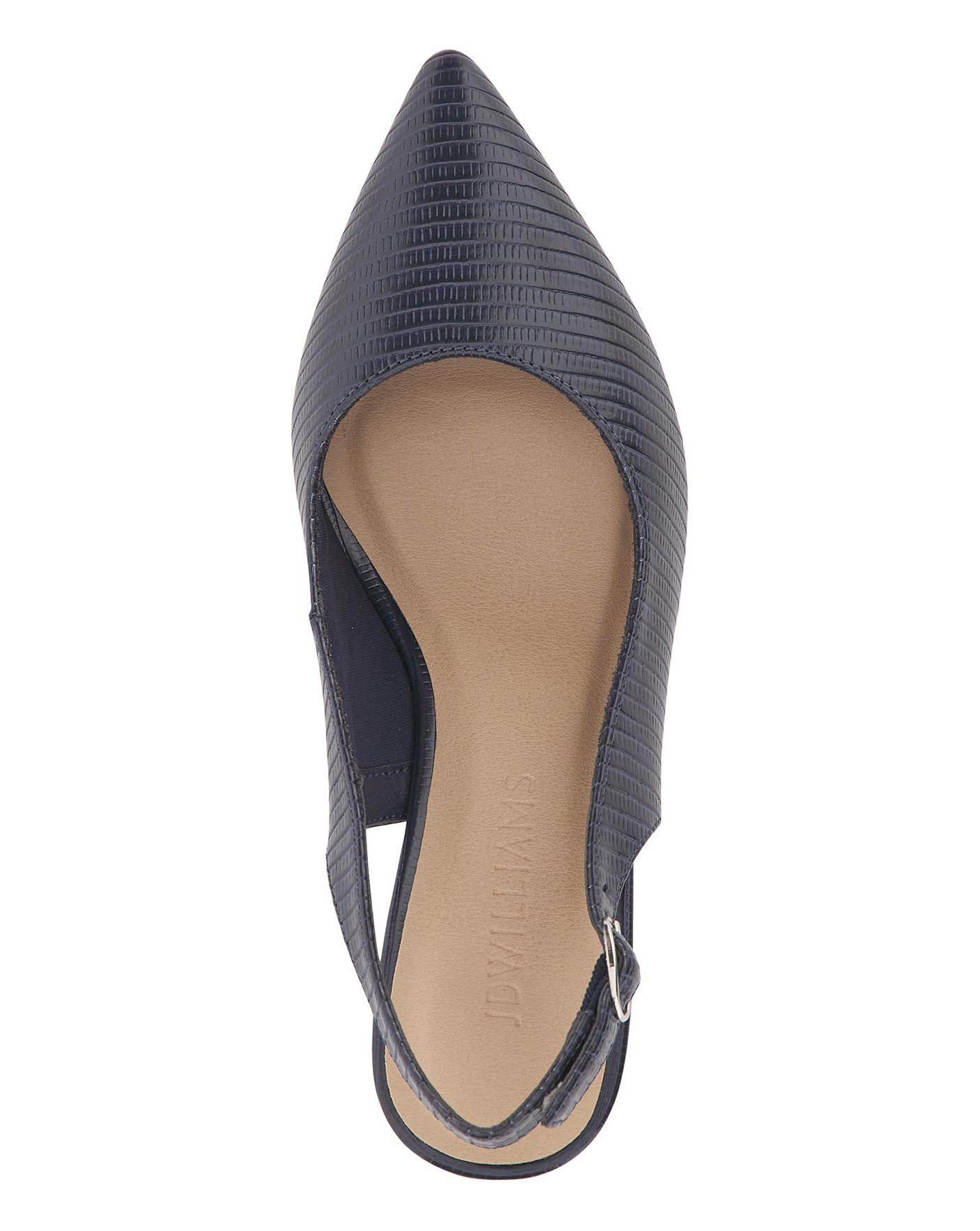 Flexi Sole Slingback Shoes EEE Fit | Fashion World