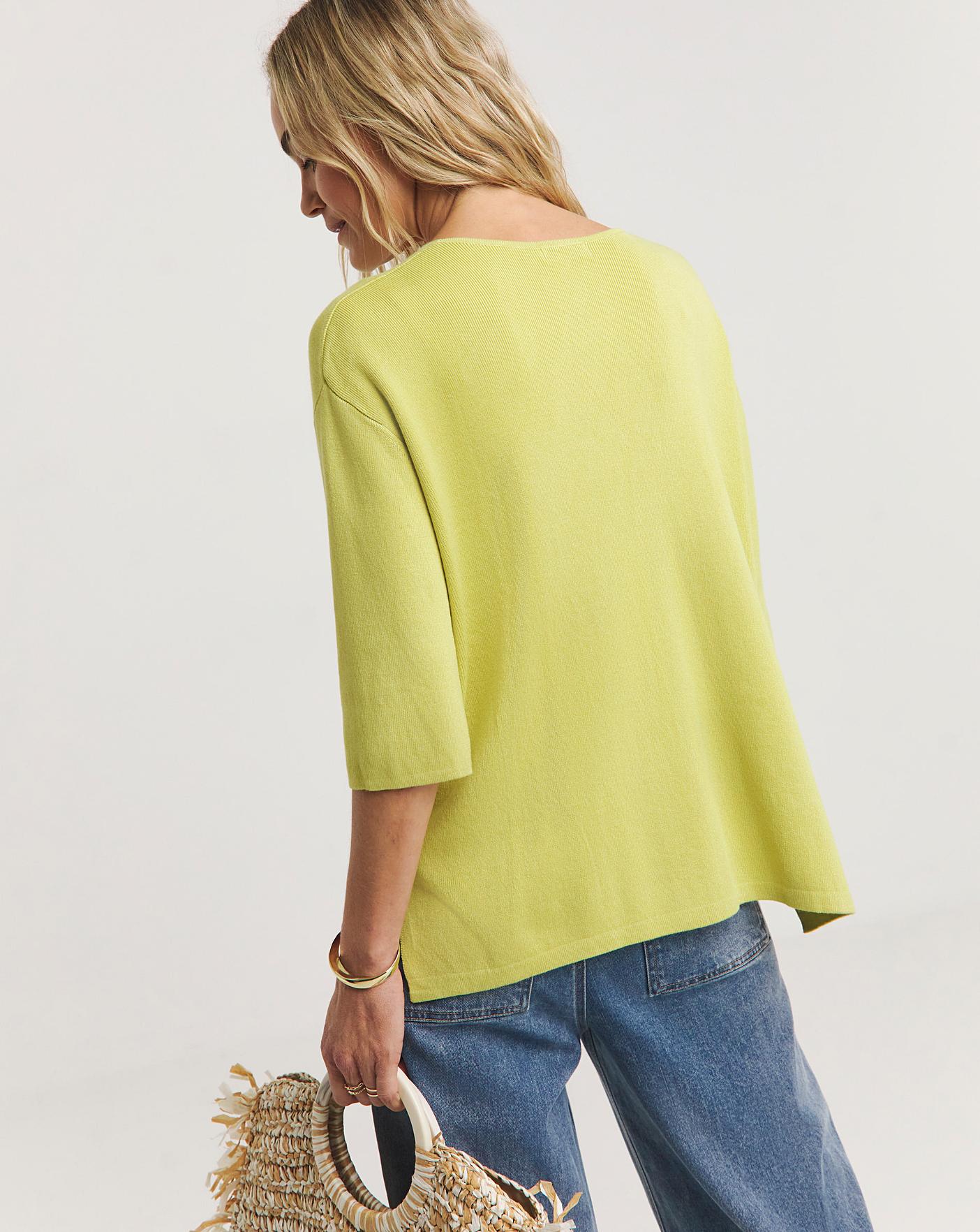 V Neck Boxy Jumper | Fashion World
