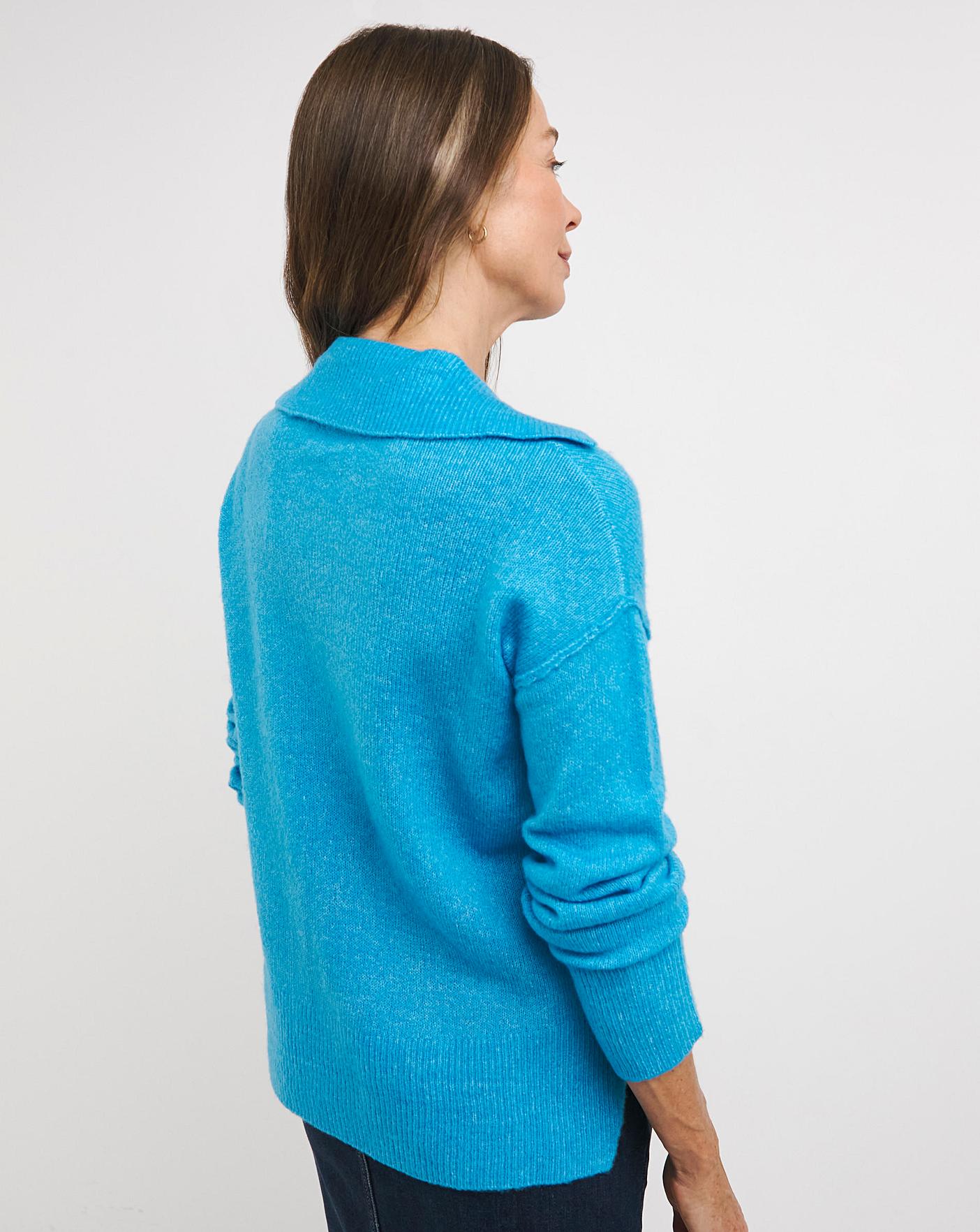 Open Collar Jumper | Fashion World