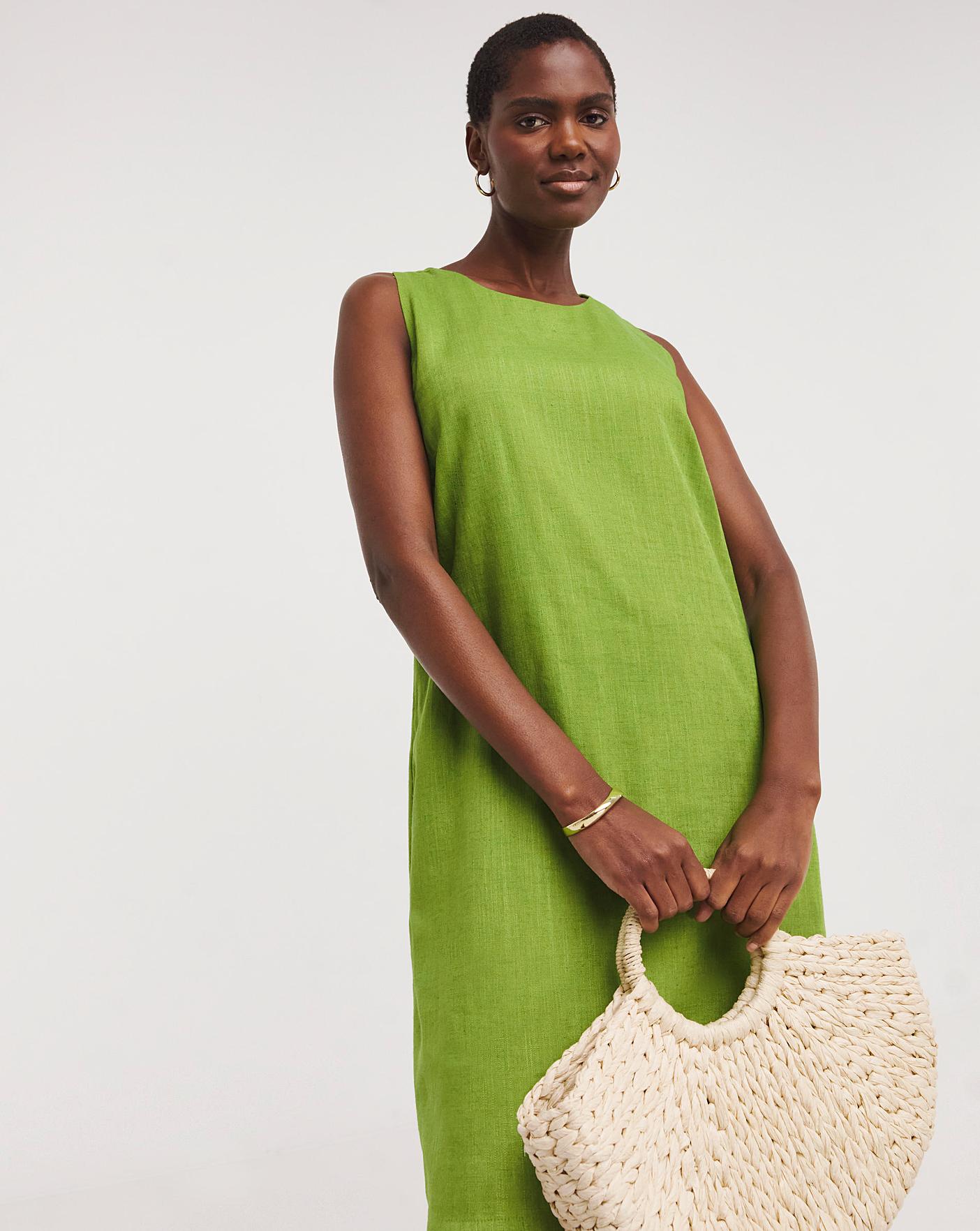 Linen Shift Dress | Fashion World