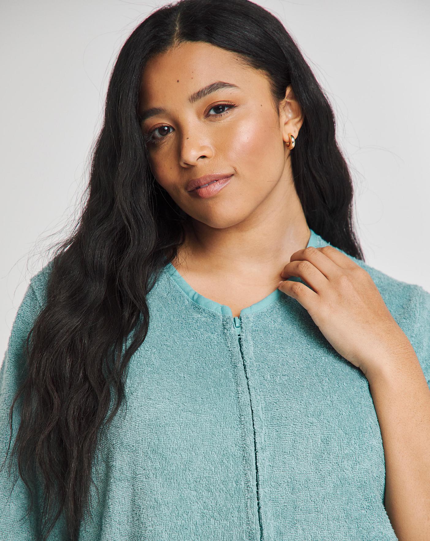 Pretty Secrets Towelling Zip Gown | Fashion World