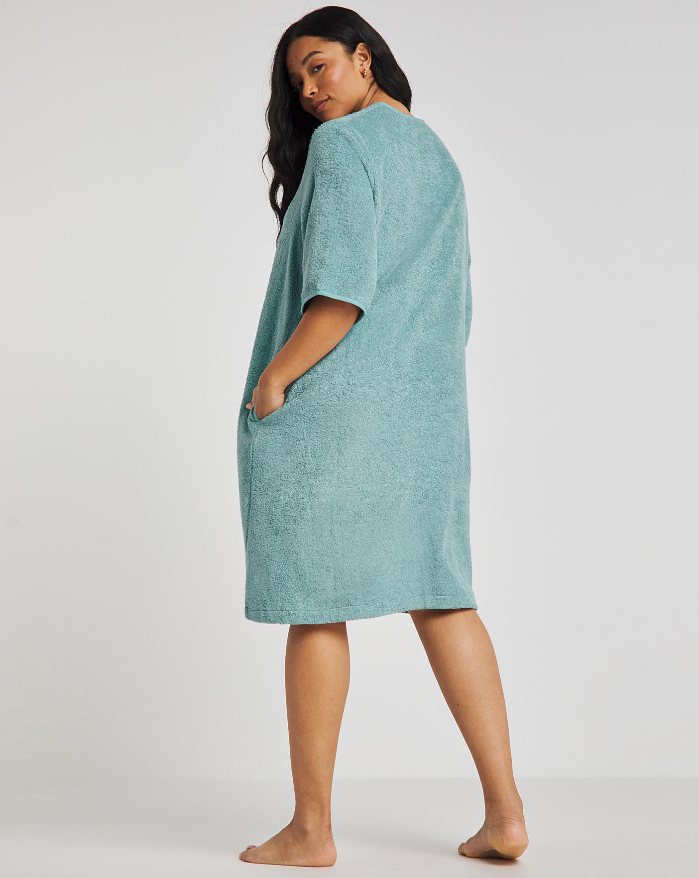 Pretty Secrets Towelling Zip Gown | Fashion World
