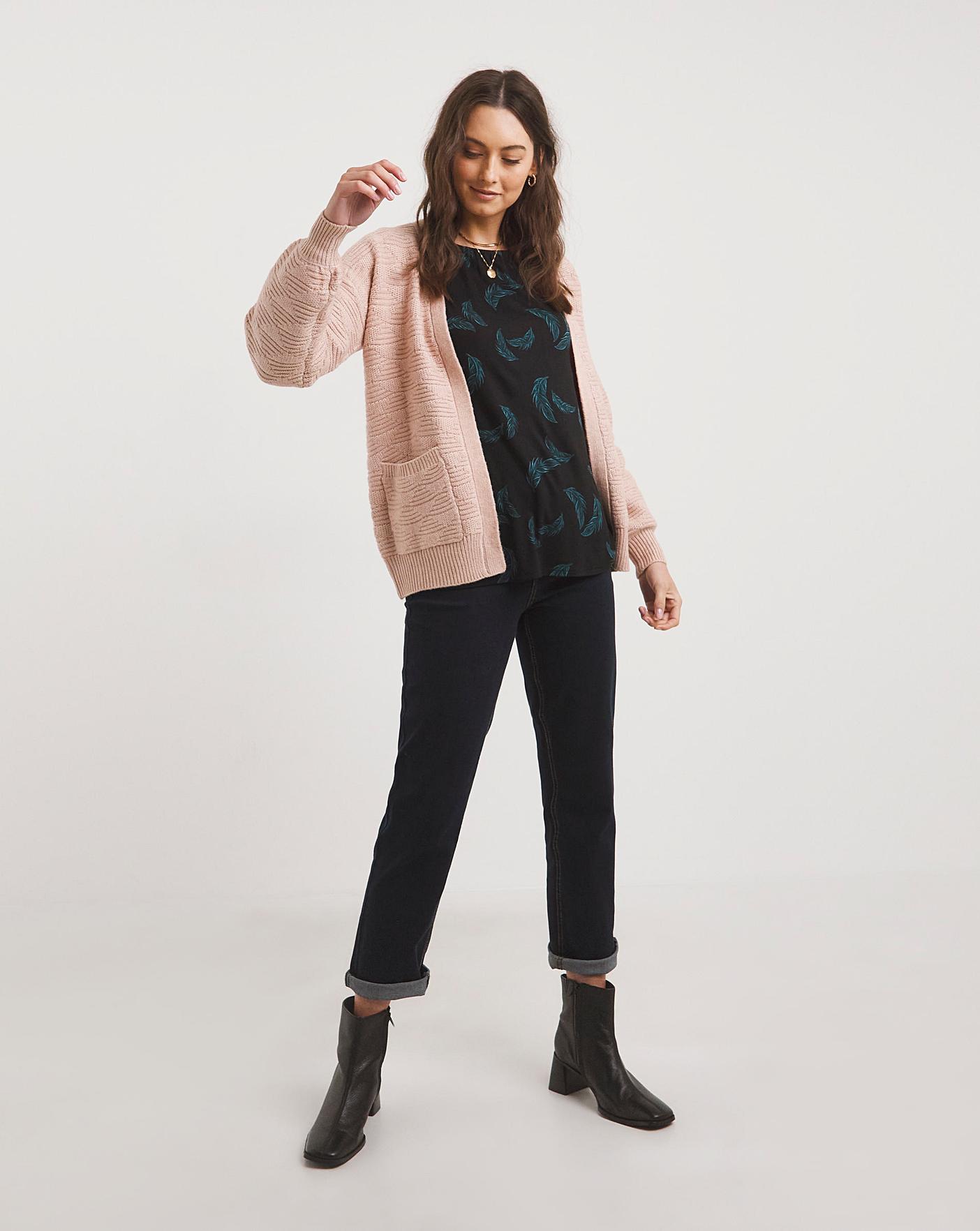 Julipa Textured Stitch Cardigan | Premier Man