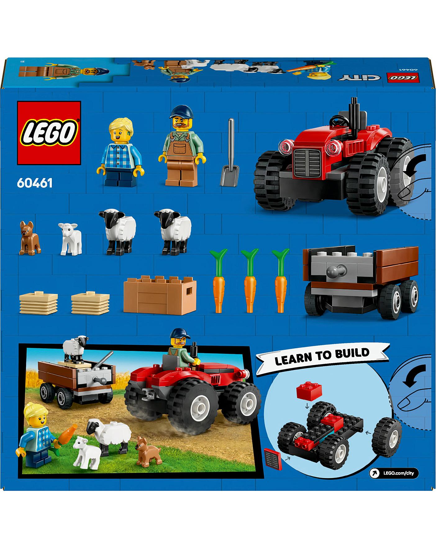 LEGO City Red Farm Tractor Premier Man