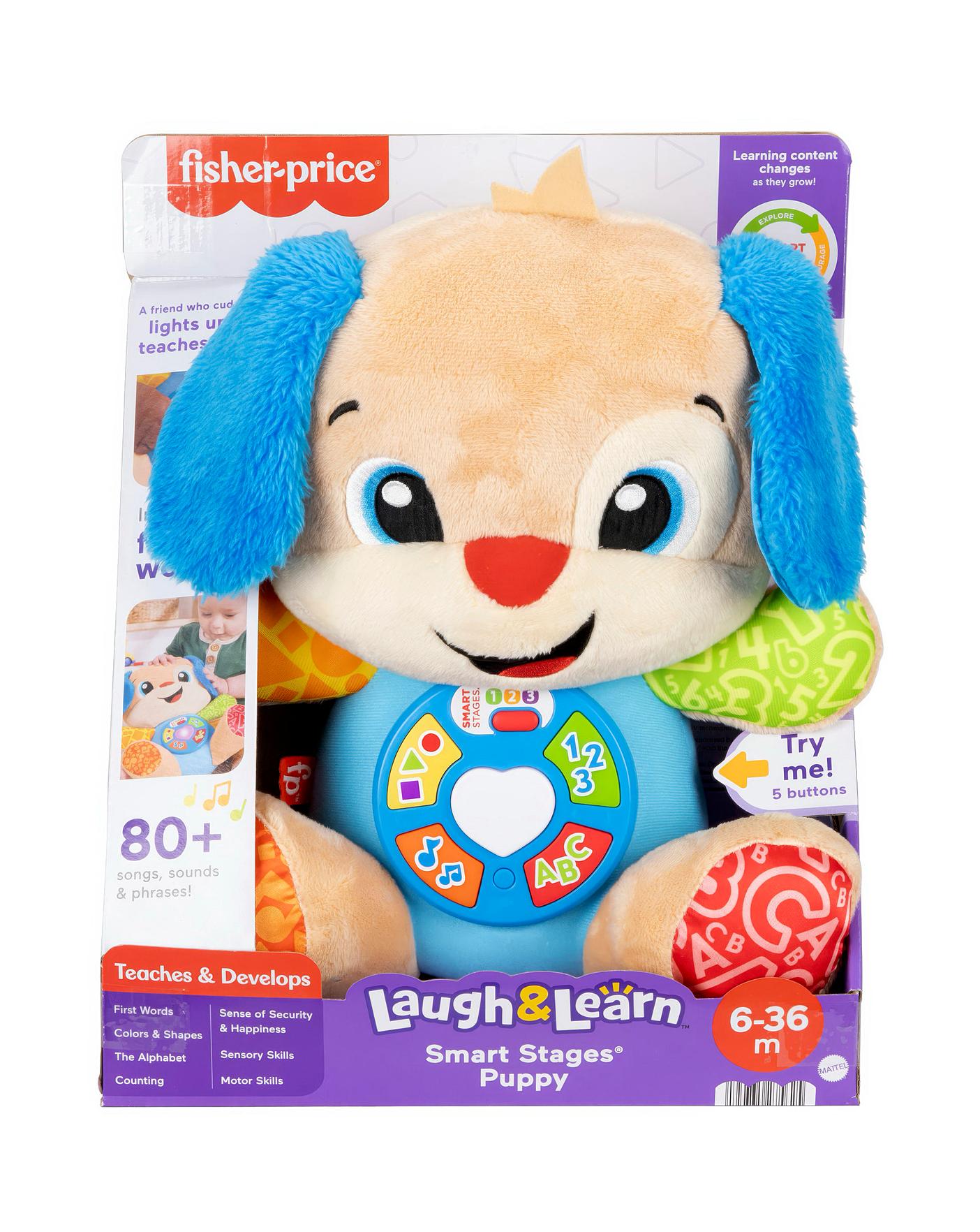 Fisher price puppy smart stages store